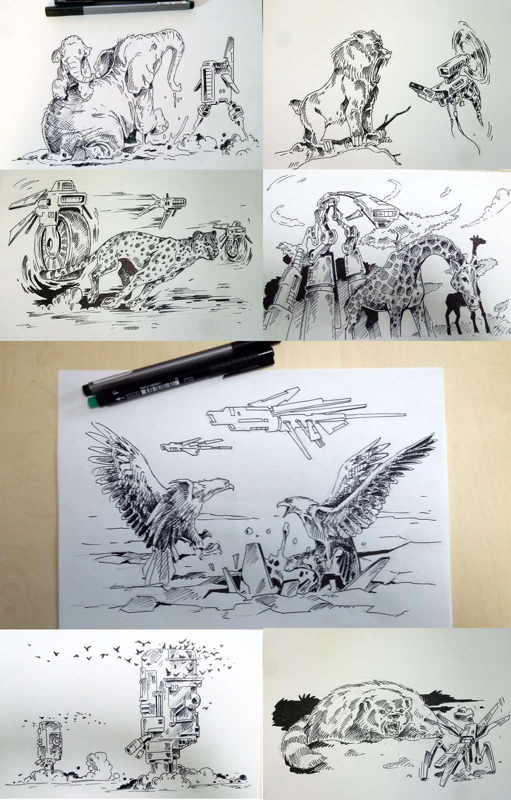 Adrian Baluta - Inktober 2017 Week2