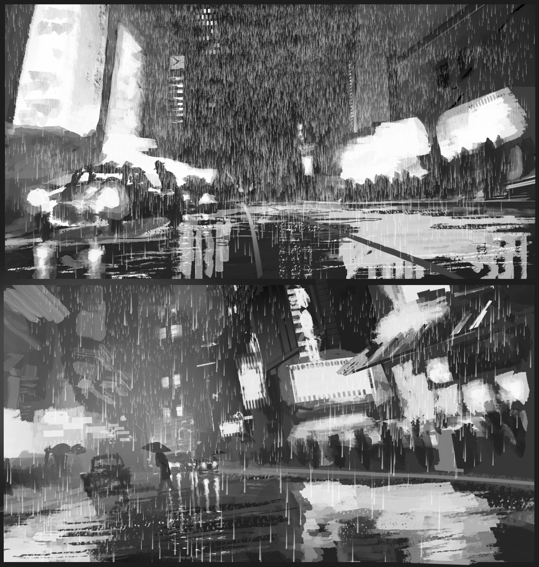ArtStation - Rainy City