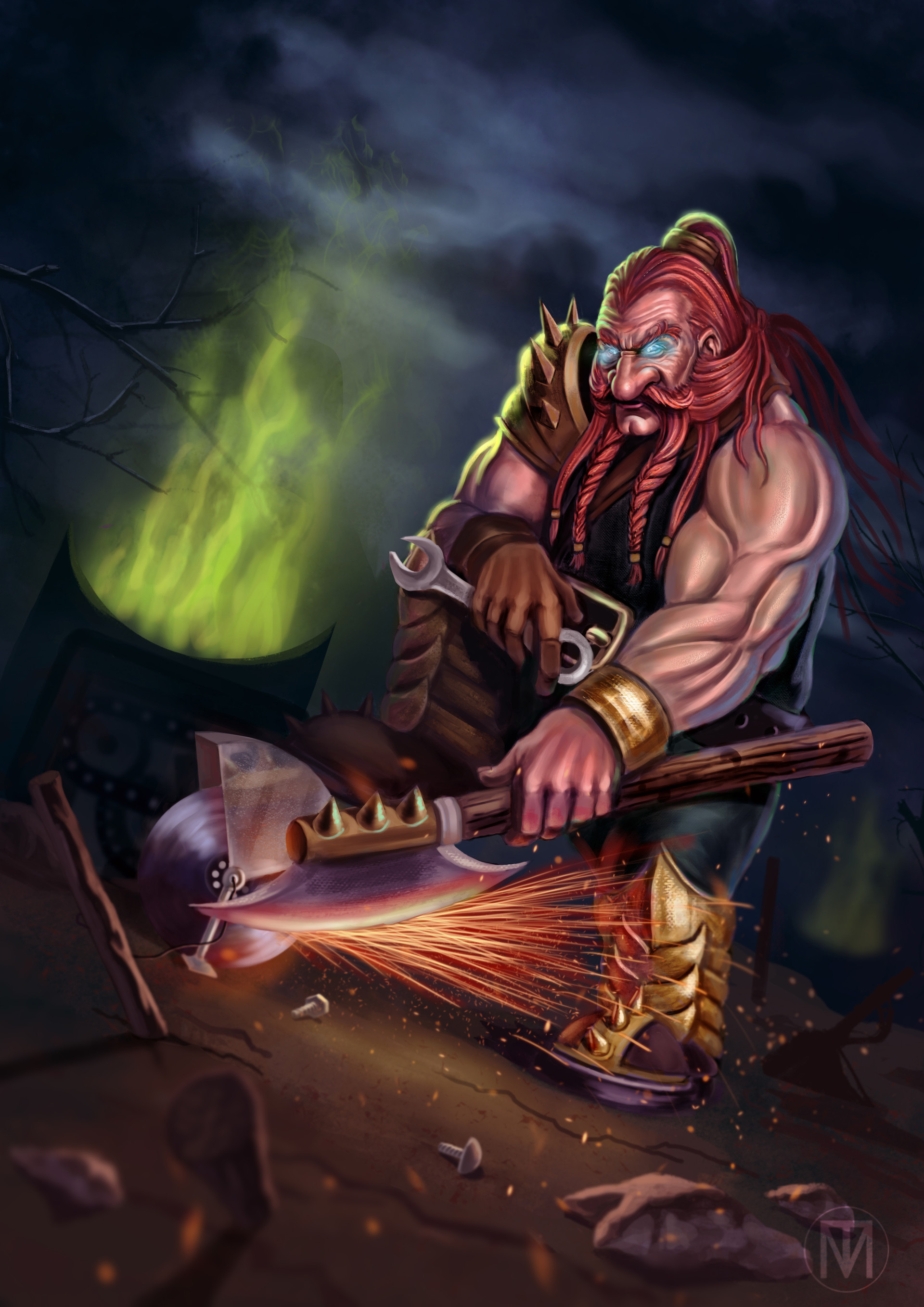 ArtStation - Dwarf Warrior