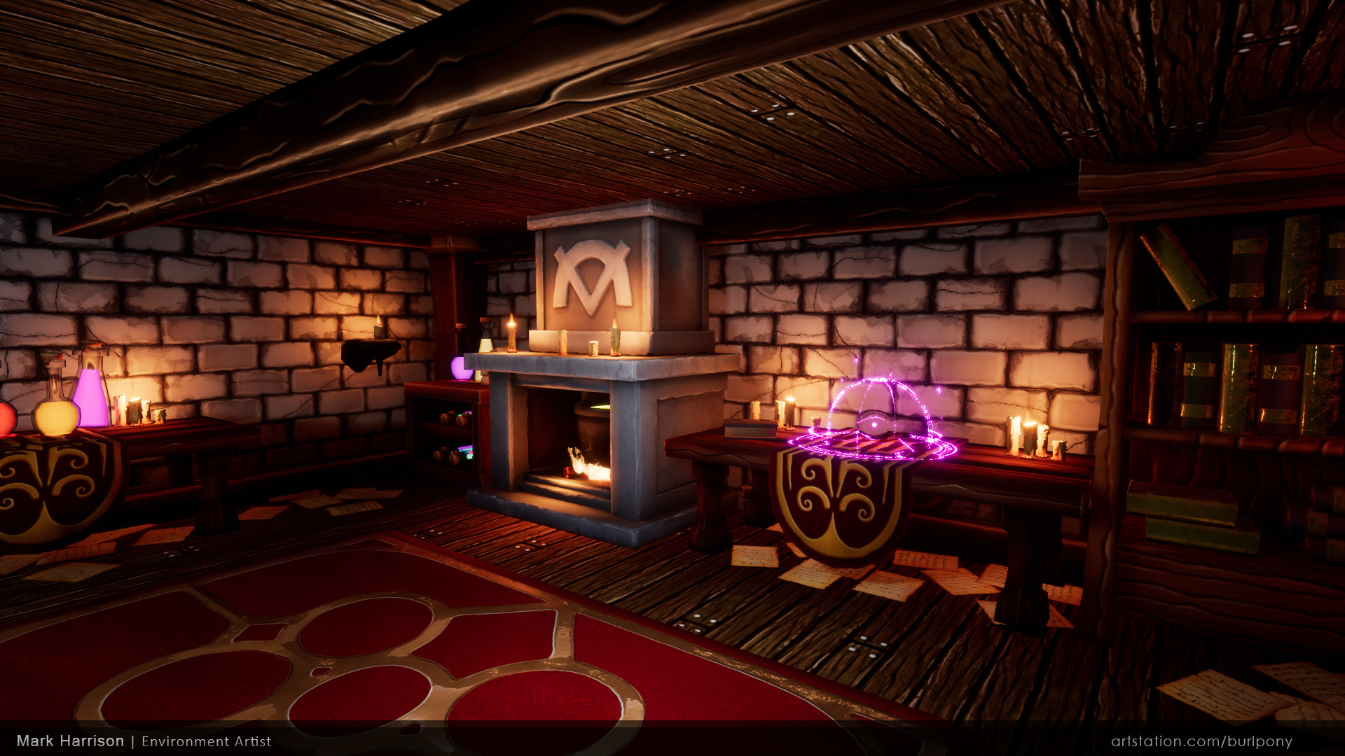 Mark Harrison - Mage House Interior