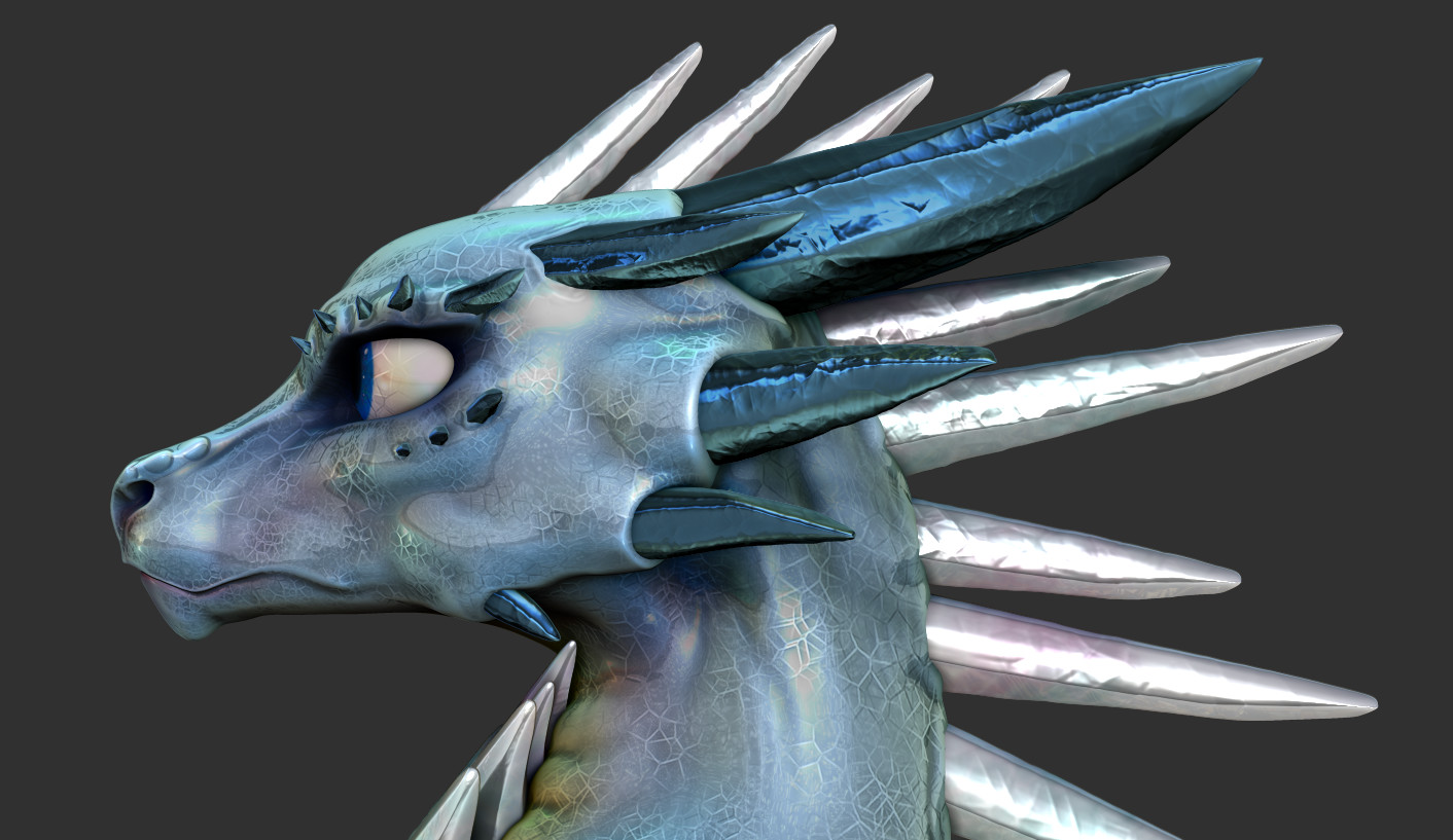 Rebecca "DarkEdgeTV" - "Beryl" Gemstone Dragon Bust