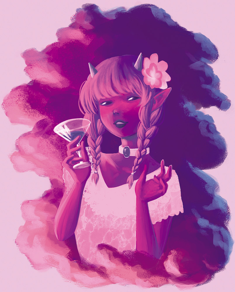 ArtStation - Drunk demon