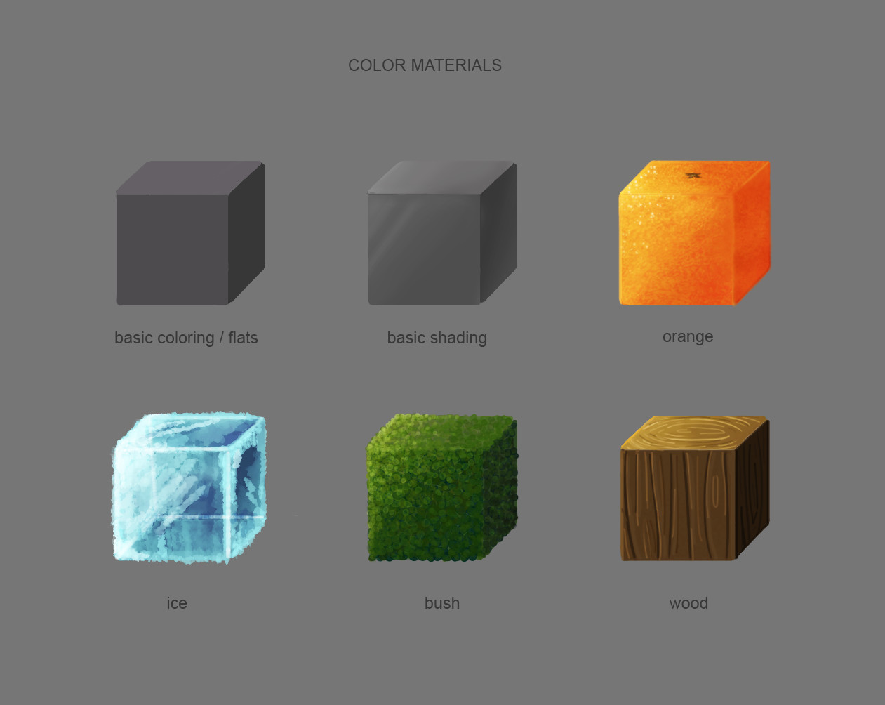 ArtStation - Color Material practice