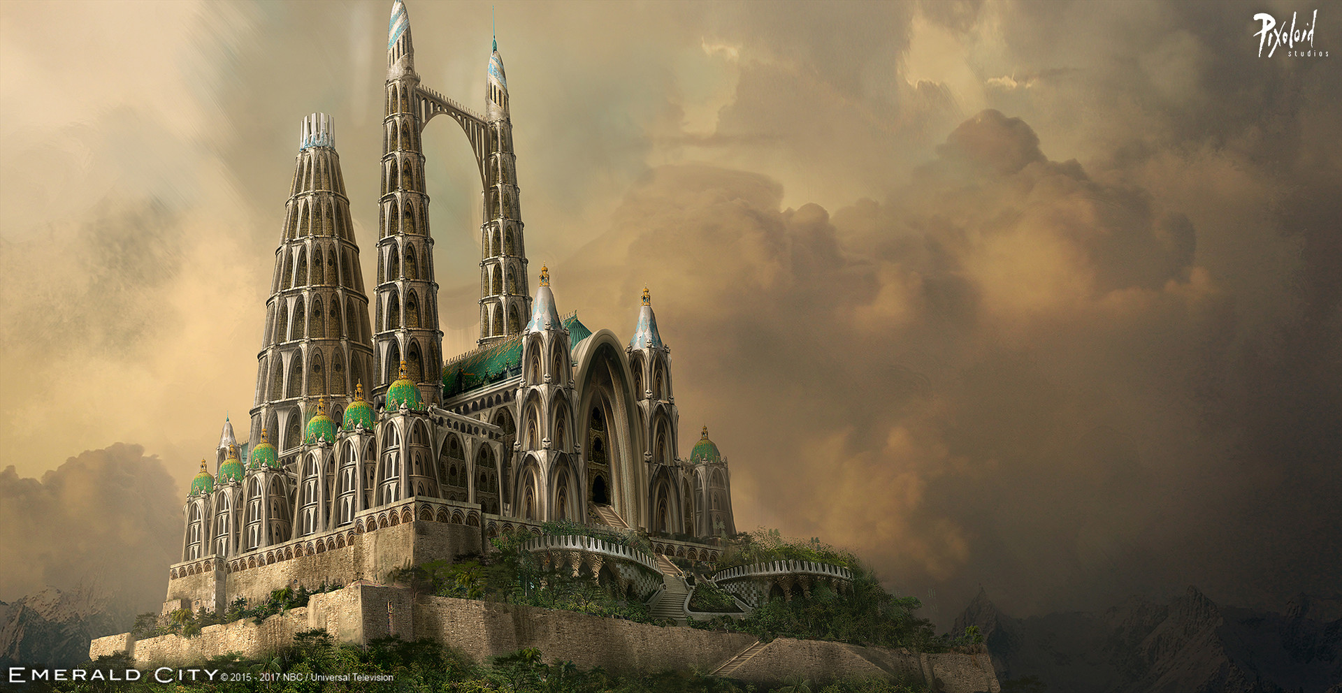 ArtStation - Emerald City - Palace of Oz