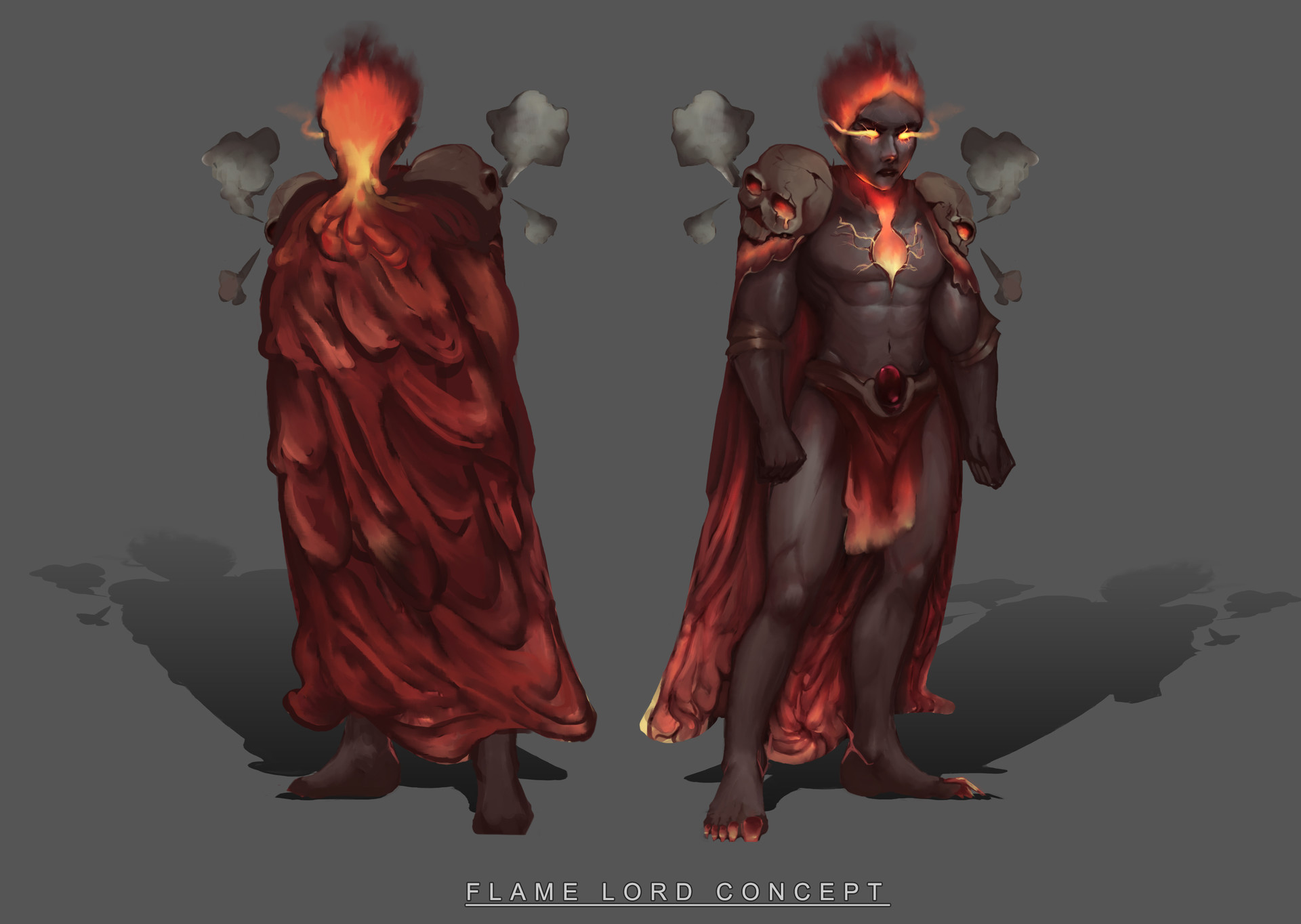 ArtStation - Flame Lord Concept