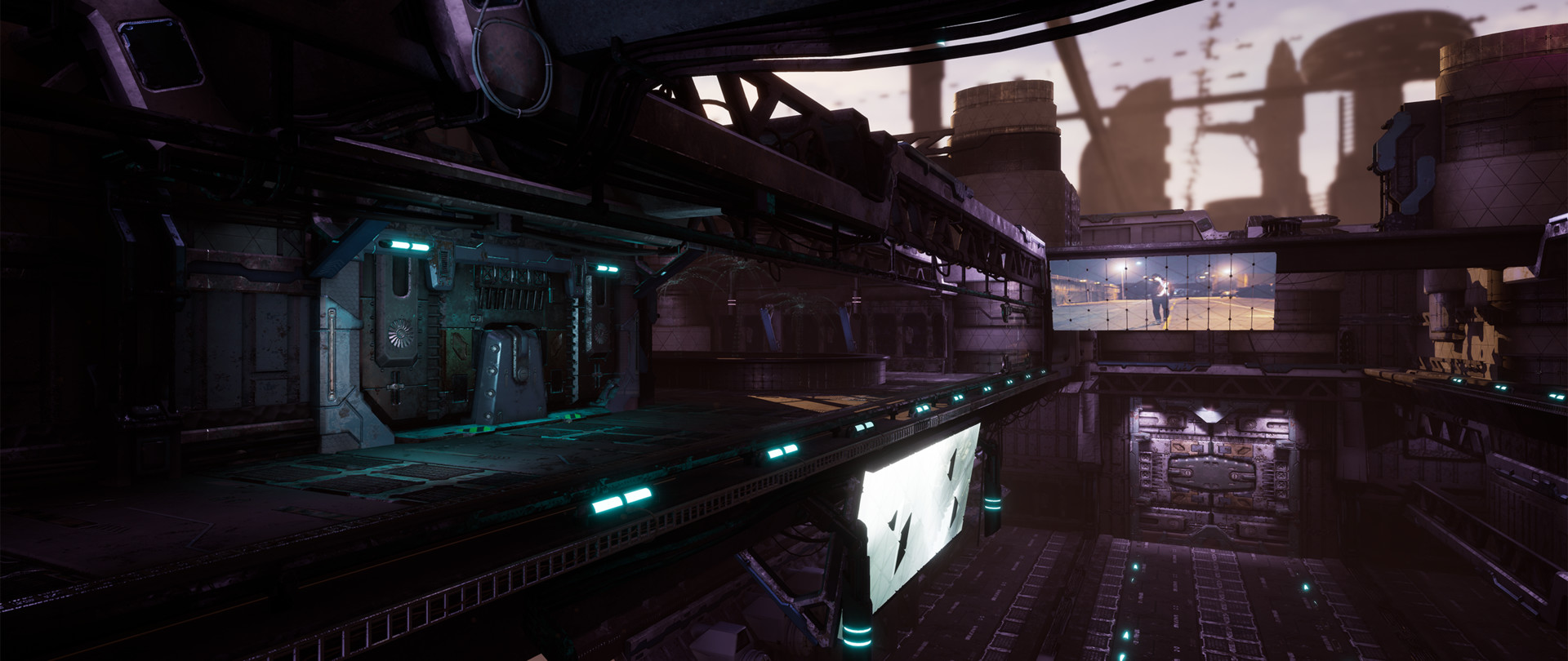 ArtStation - City Ship Hanger - Science Fiction Environment
