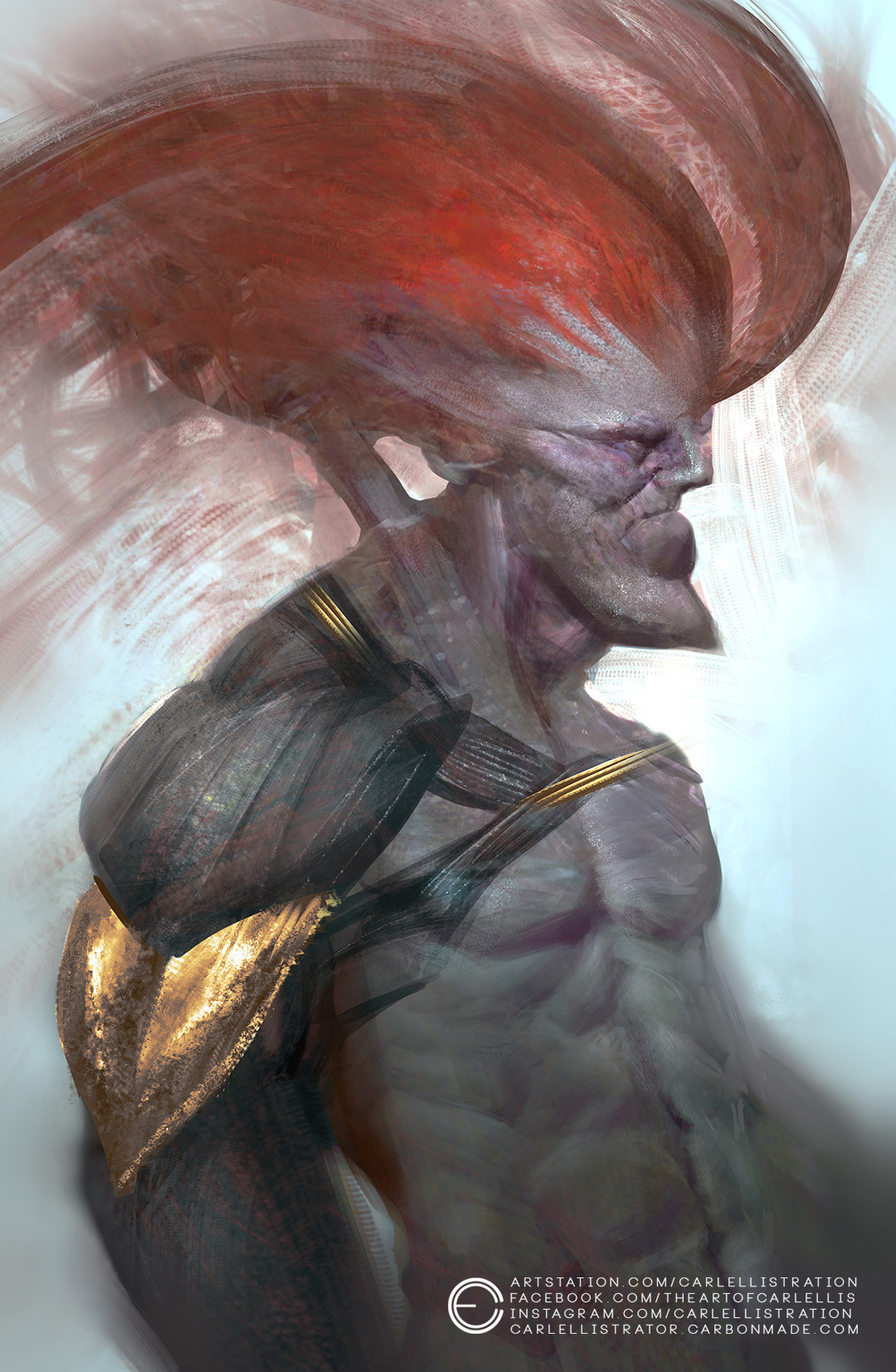 ArtStation - Red Hair Grump Chump