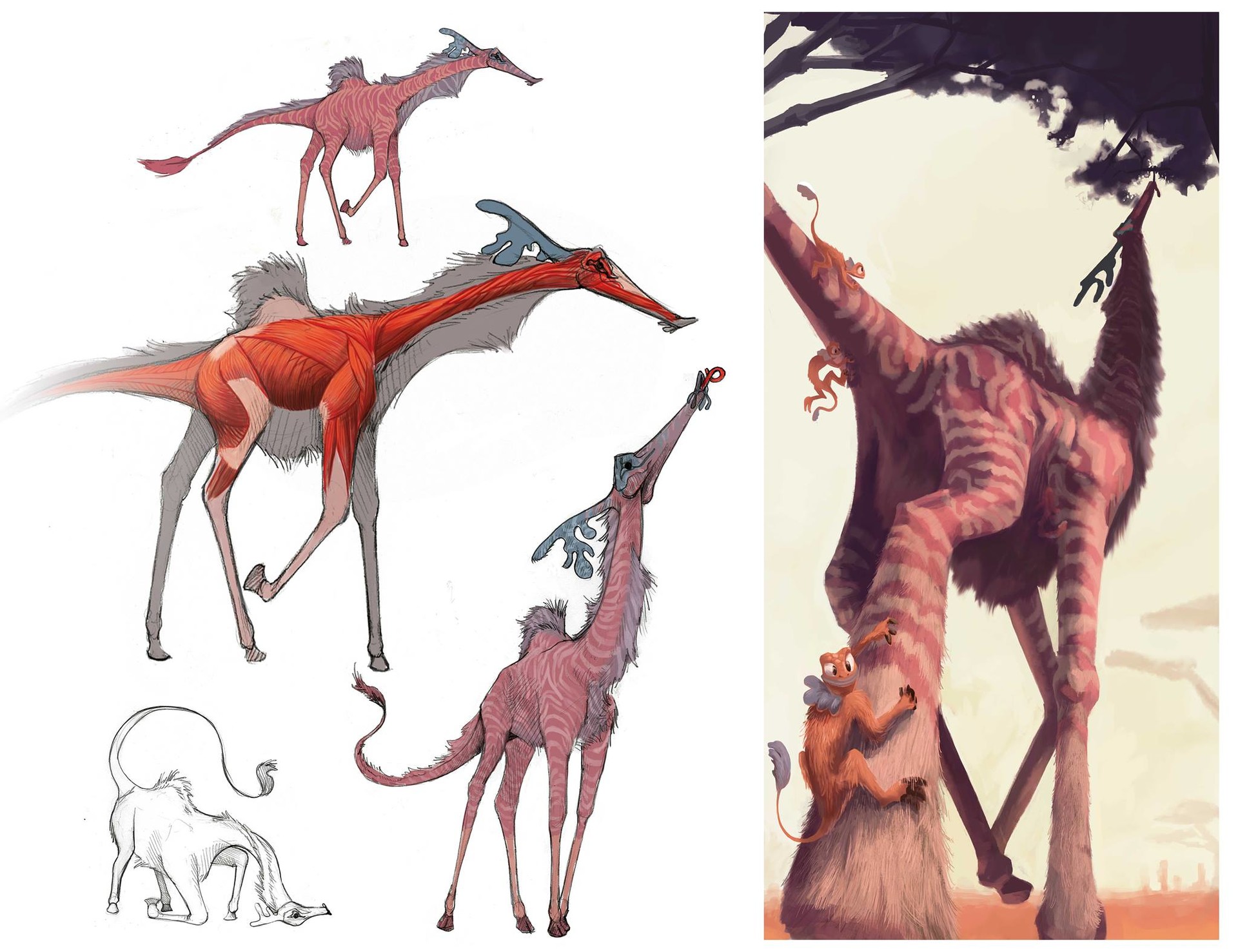 ArtStation - Hybrid Anatomy and illustration