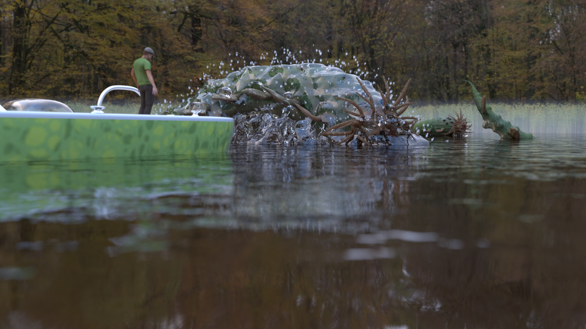 ArtStation - Swamp worm watching