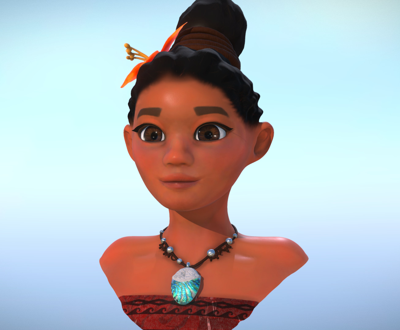 ArtStation - Moana High Poly