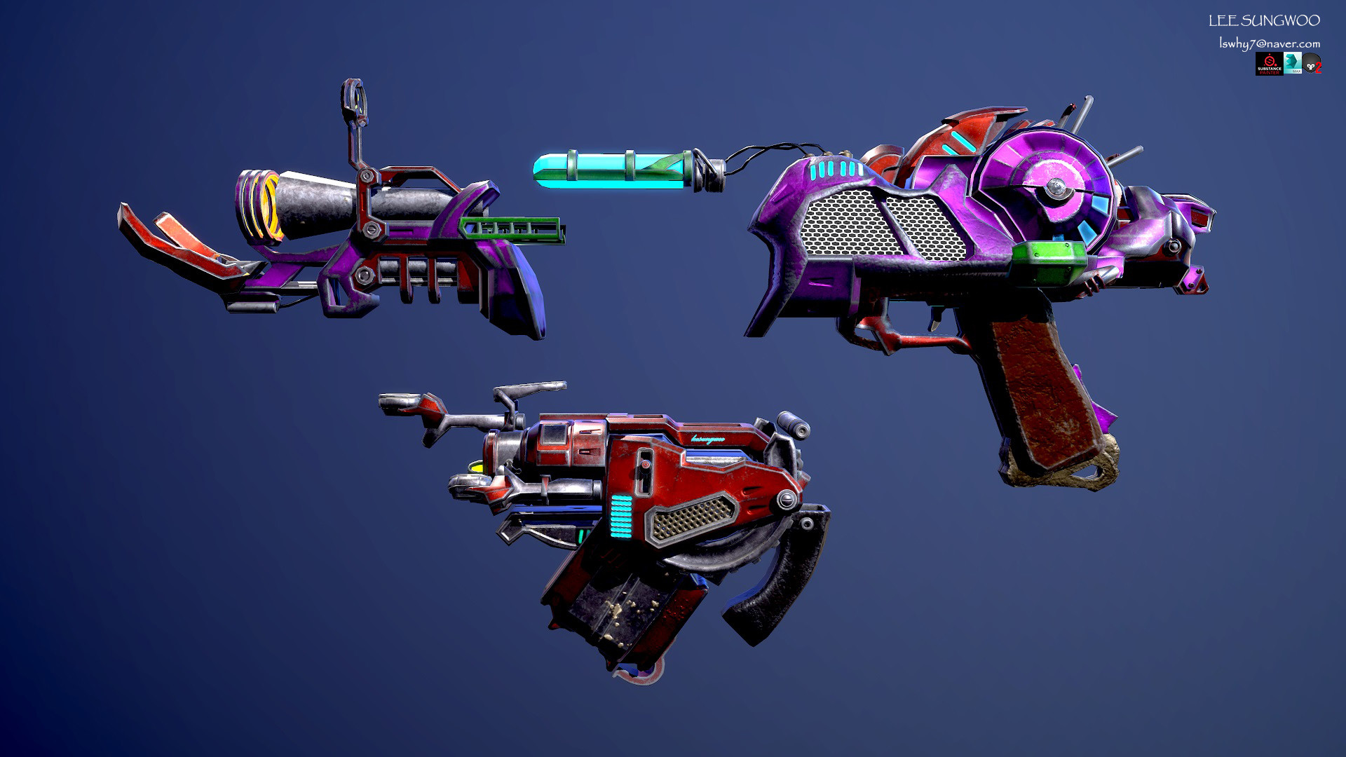 Sparky LEE - sci-fi plasma gun - phase2