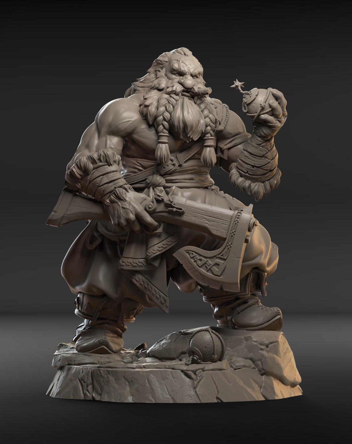 ArtStation - Dwarf Grenadier