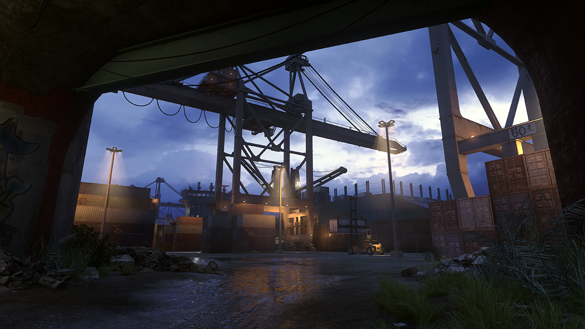 ArtStation - Battlefield Hardline: DLC Cargo Map (8 images)