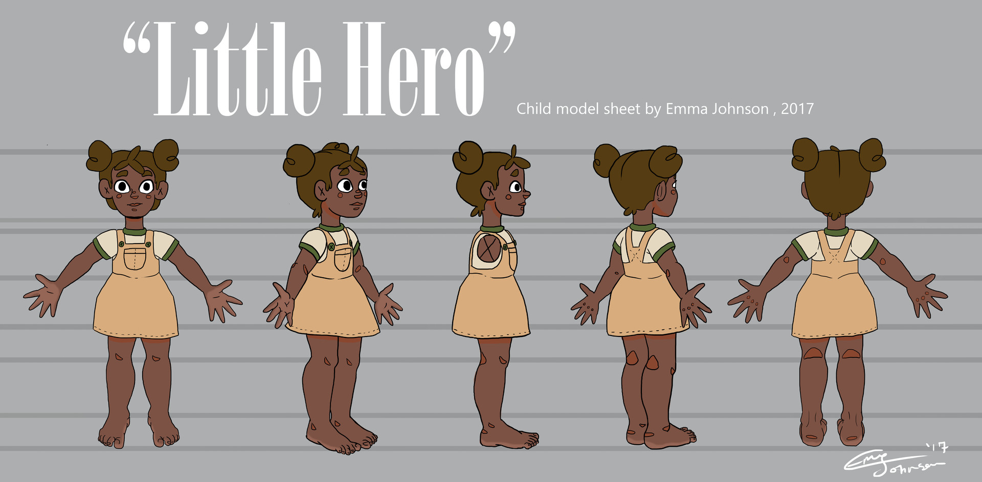 ArtStation - Little Hero Character Sheets