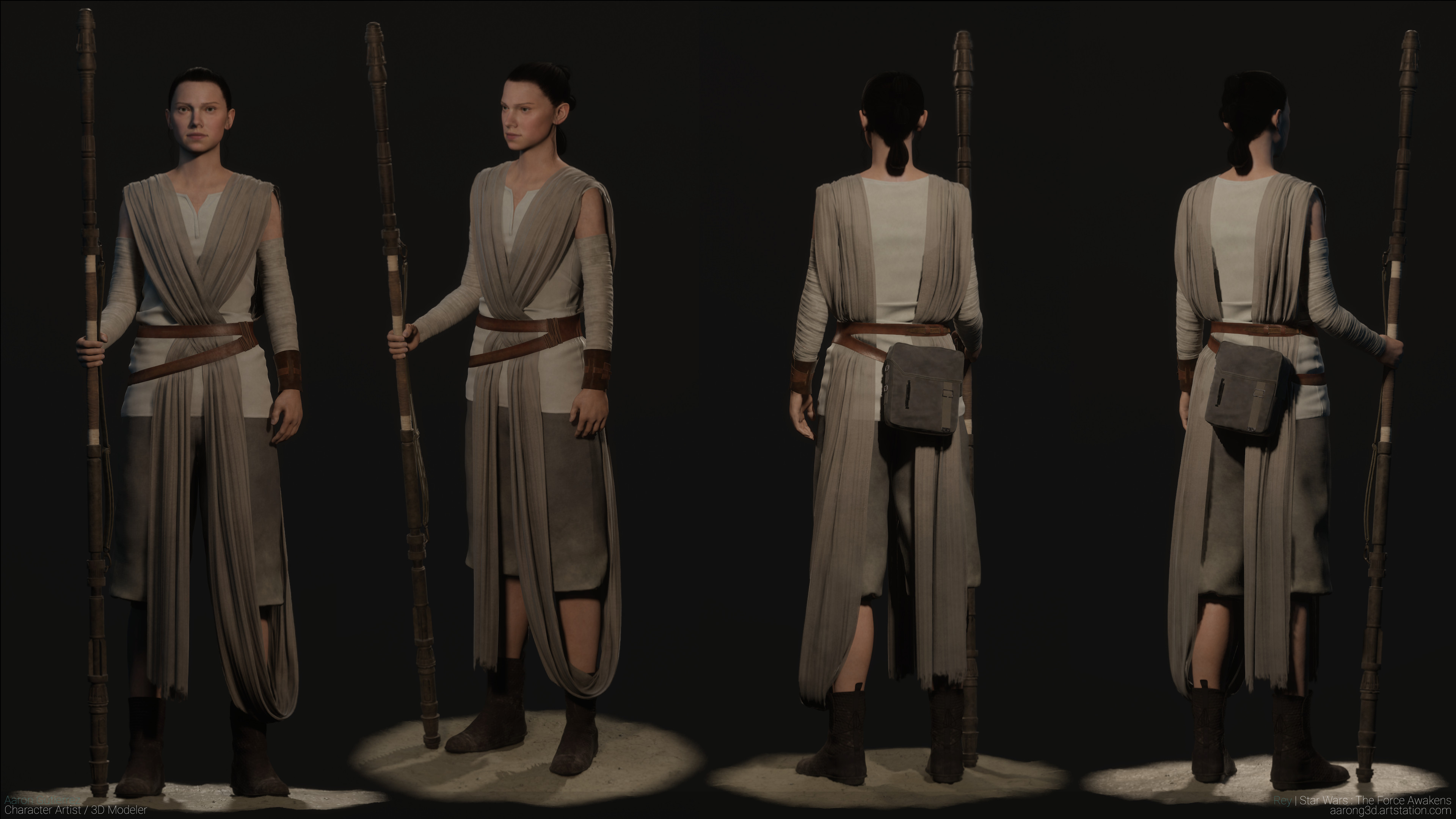 Aaron Gutierrez - Rey | Star Wars : The Force Awakens