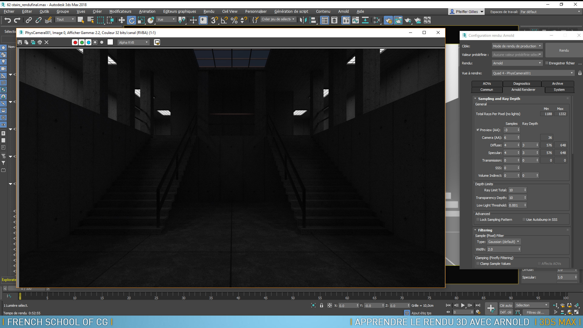 French School of CG - Arnold renderer training videos