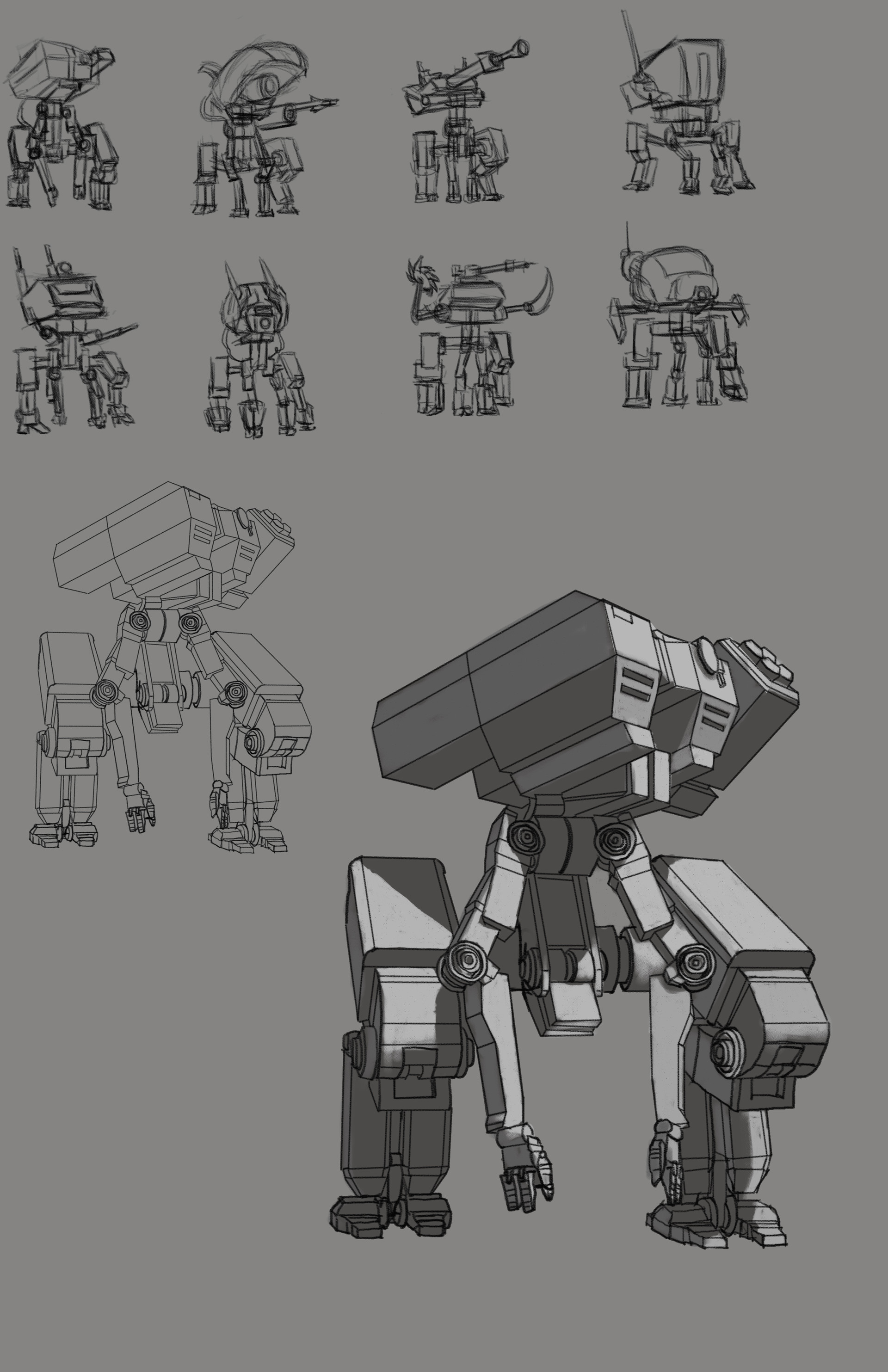 ArtStation - robot design