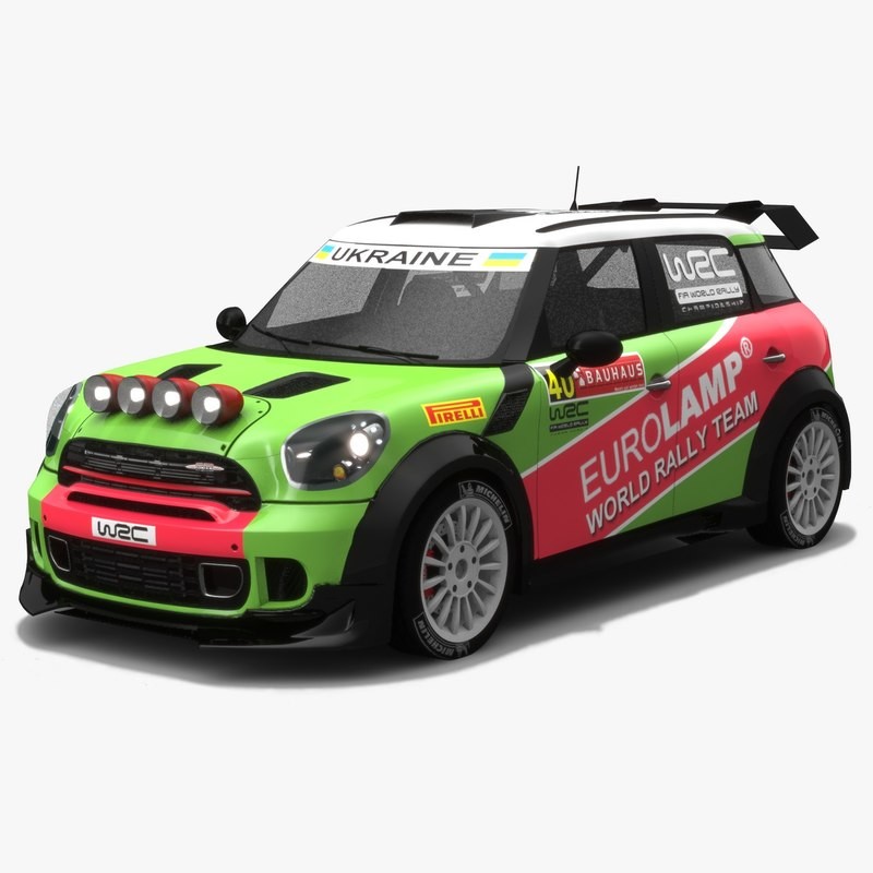 ArtStation - Eurolamp MINI WRC Team Ukraine 3D model