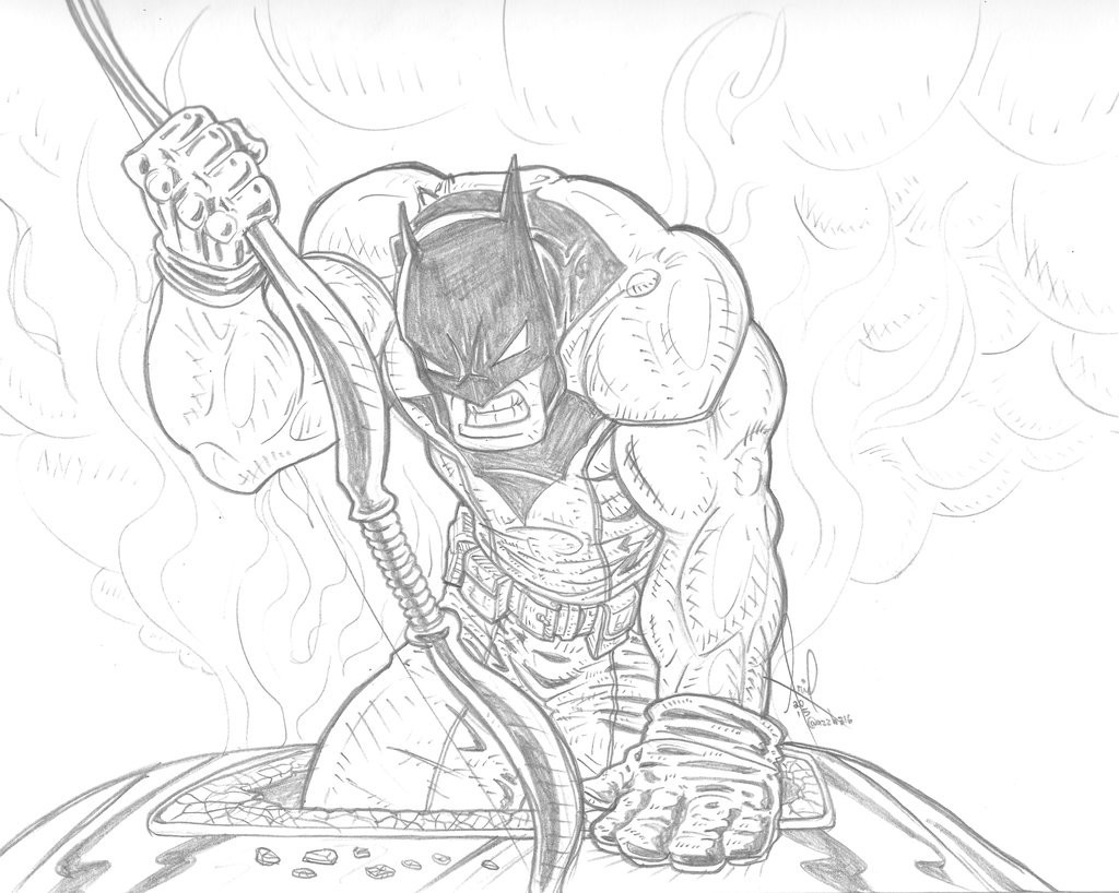 ArtStation - Batman Zero Year Pencil
