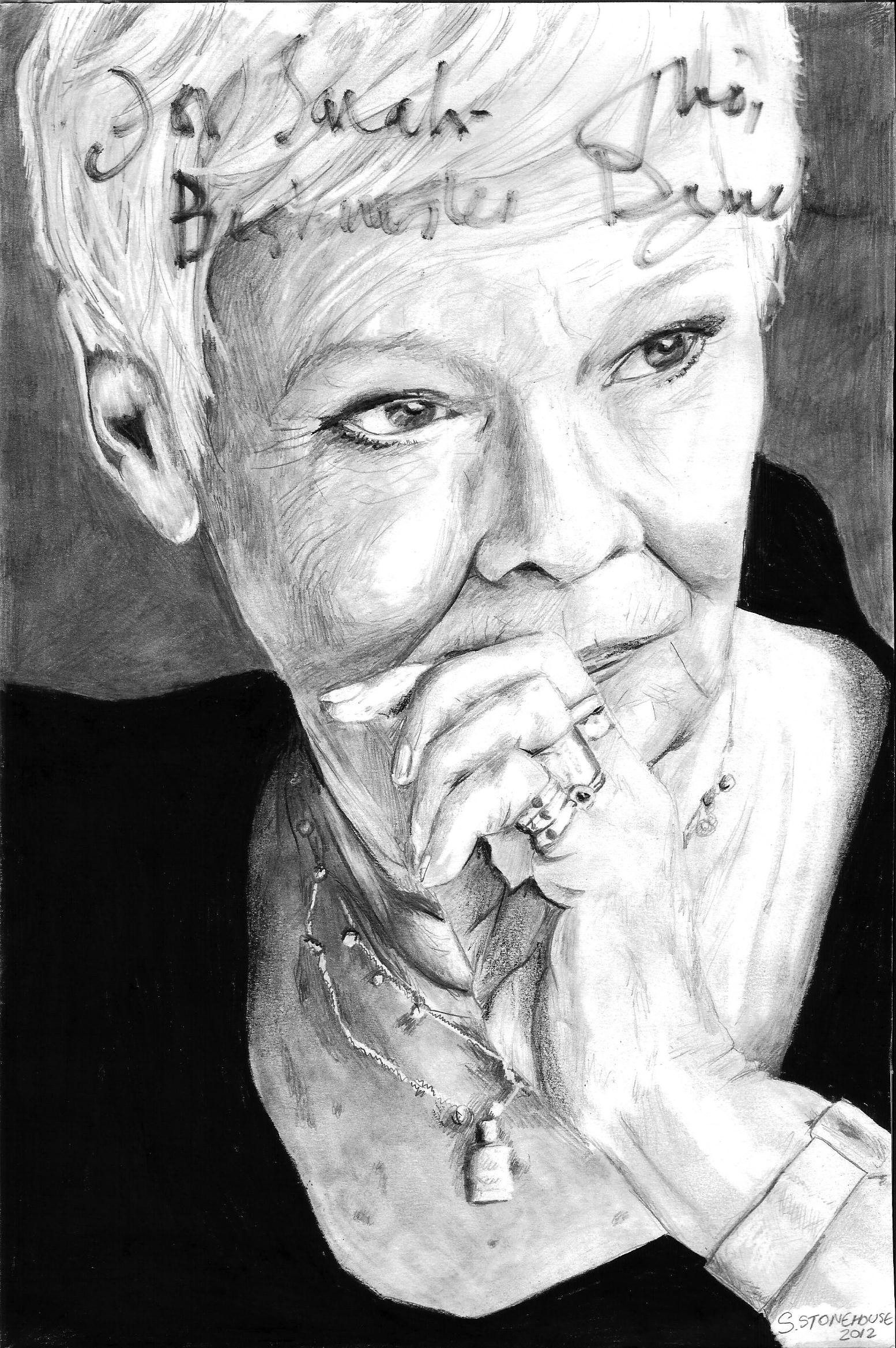 ArtStation - Judi Dench (signed)