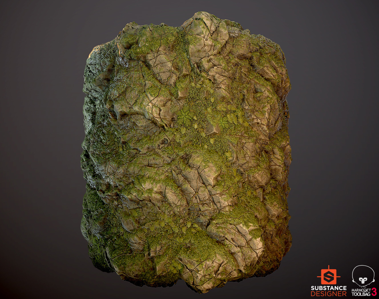 ArtStation - Rock & Moss