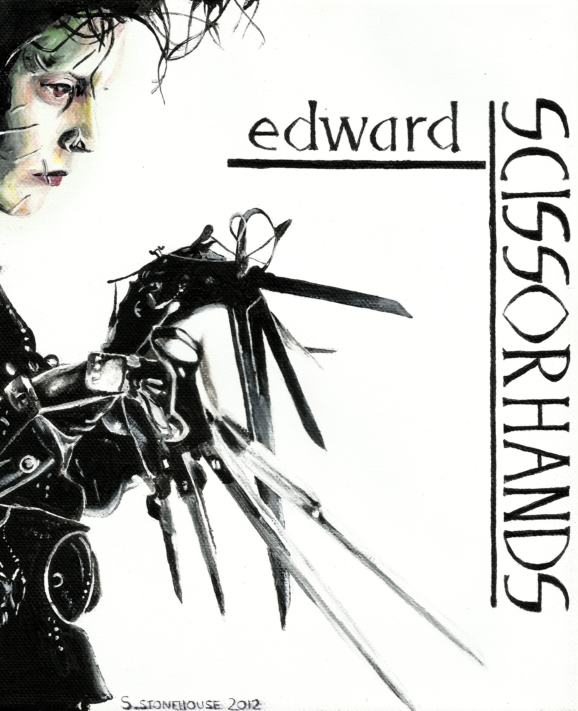 Edward Scissorhands With Butterfly