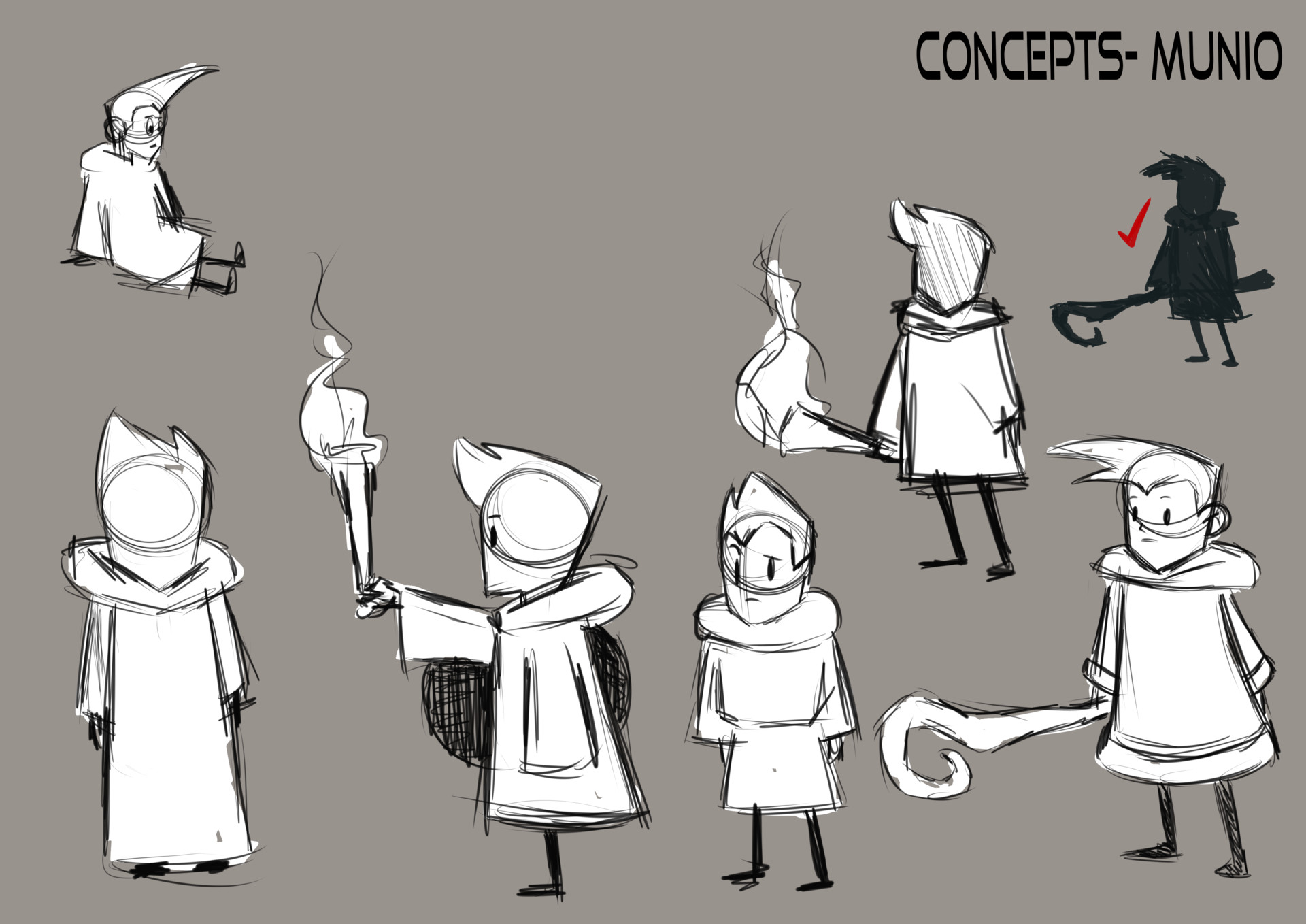 Laura Mackenzie - Munio- Concept art work in progress