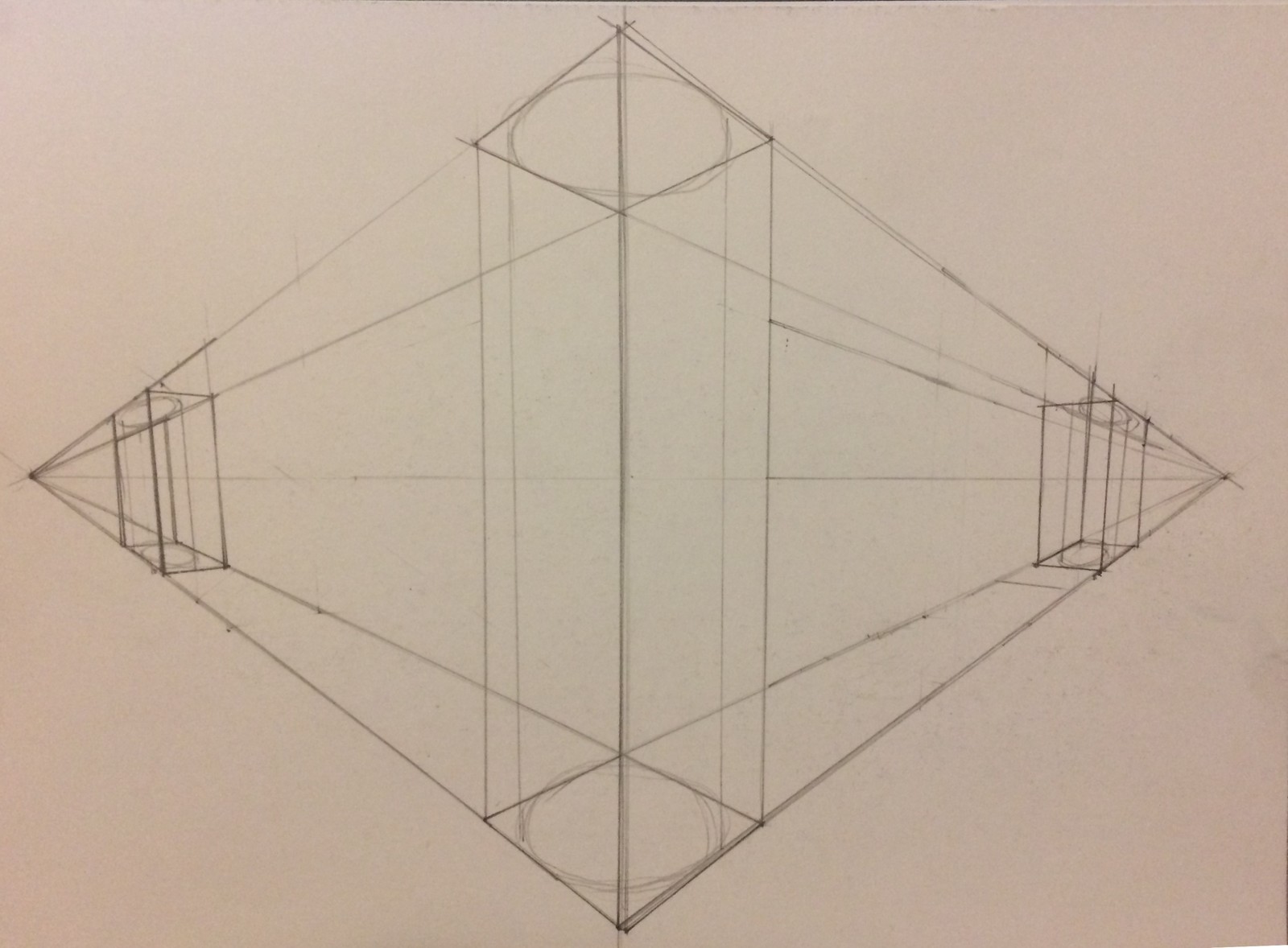 Emma Catherine - 2 Point Perspective Castle
