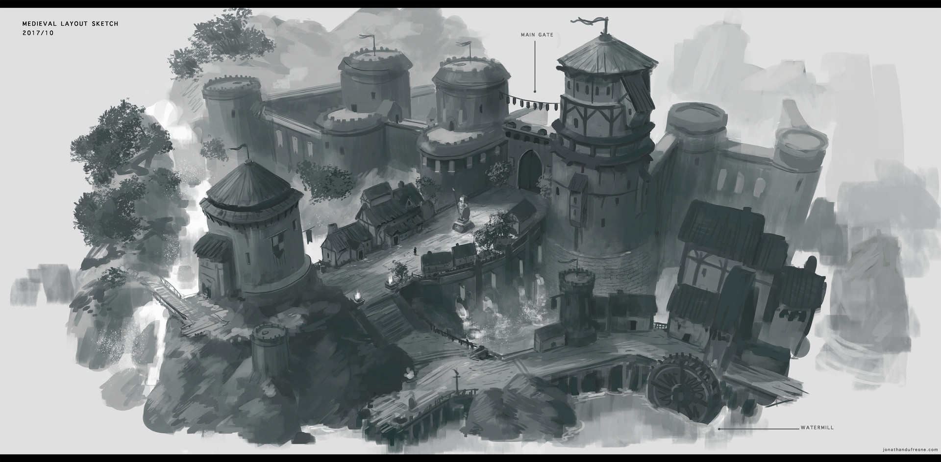 ArtStation - Layout Practice