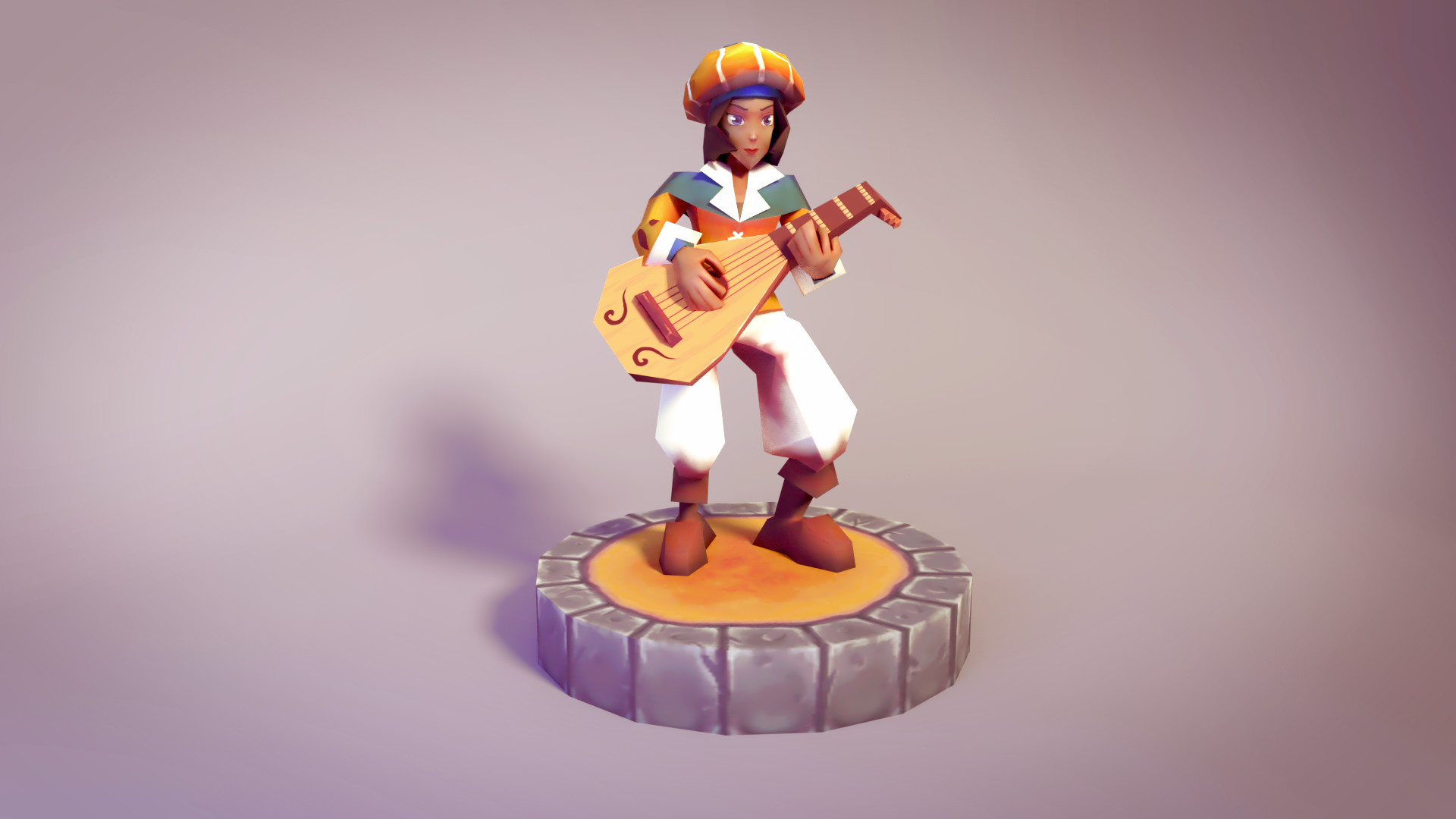 ArtStation - Bard Girl