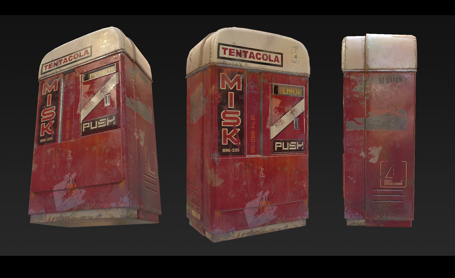 ArtStation - Props_Vending Machine For MCVS