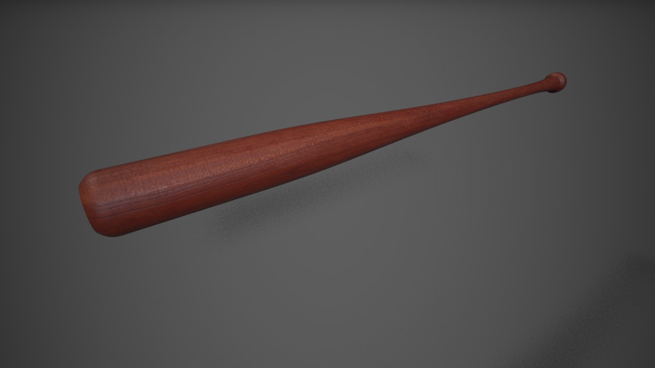 ArtStation - Wood Baseball Bat