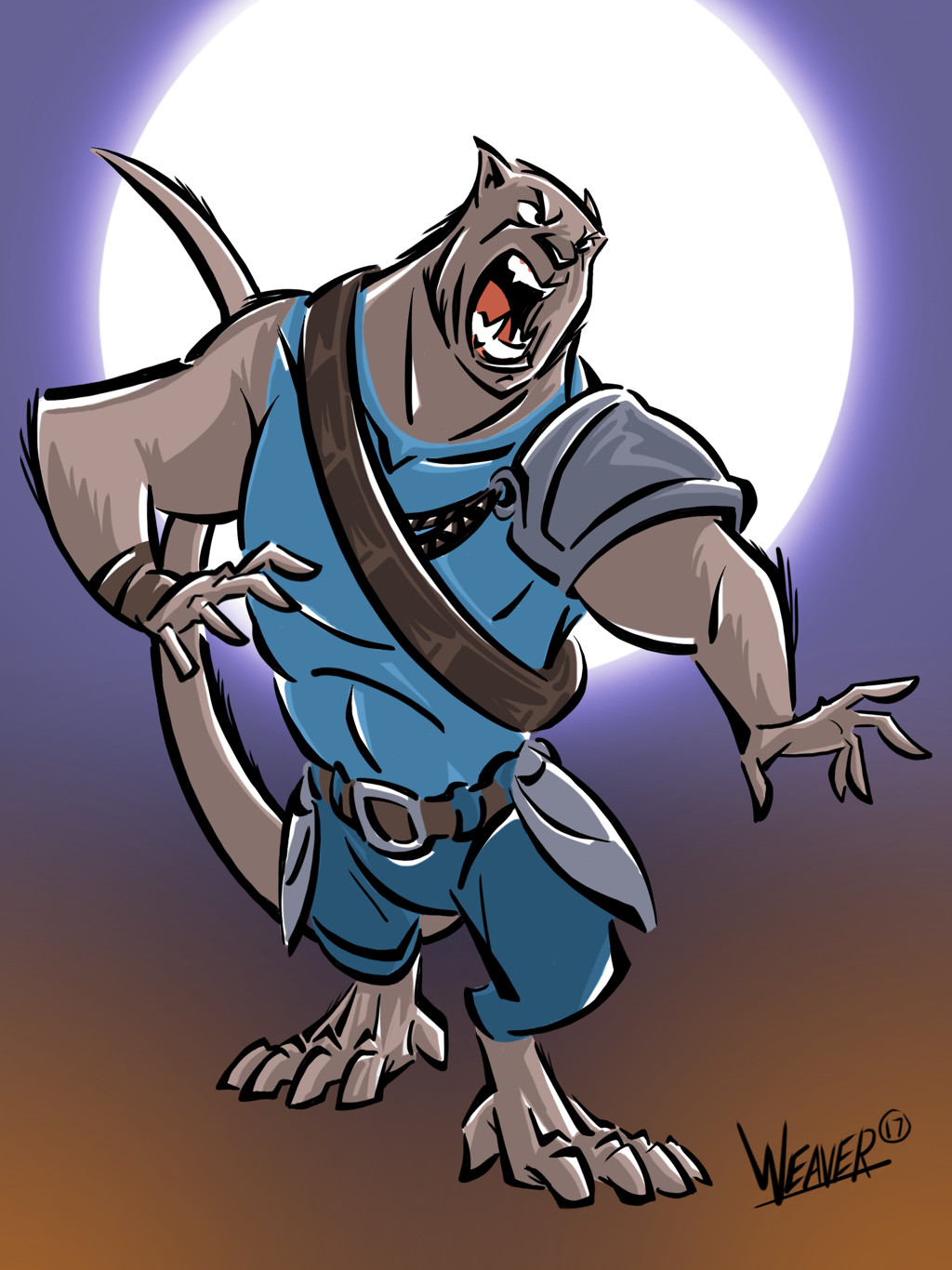 ArtStation - Werewolf warrior