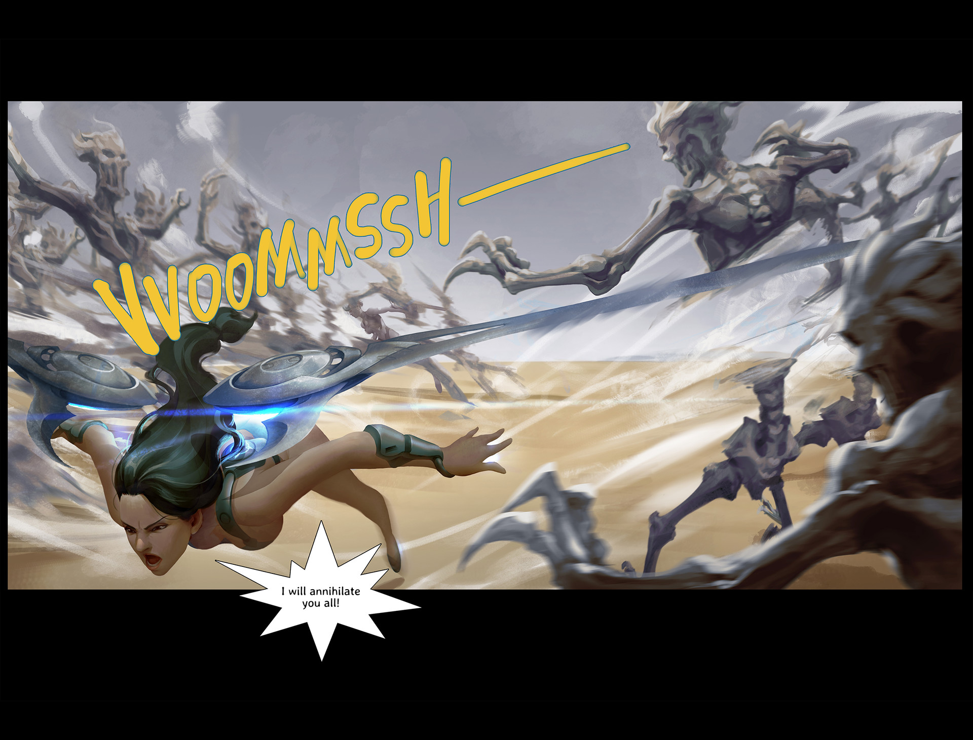 ArtStation - Split Earth Saga (Demo Page 26+27)