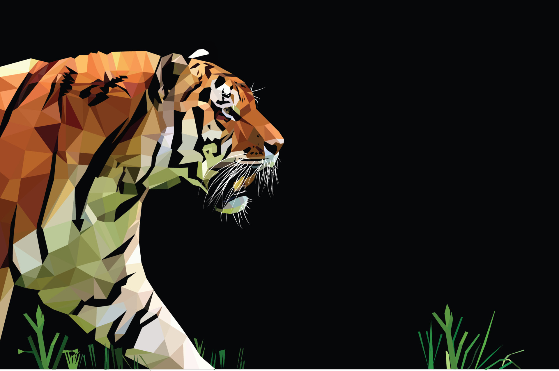 ArtStation - Prowling Tiger