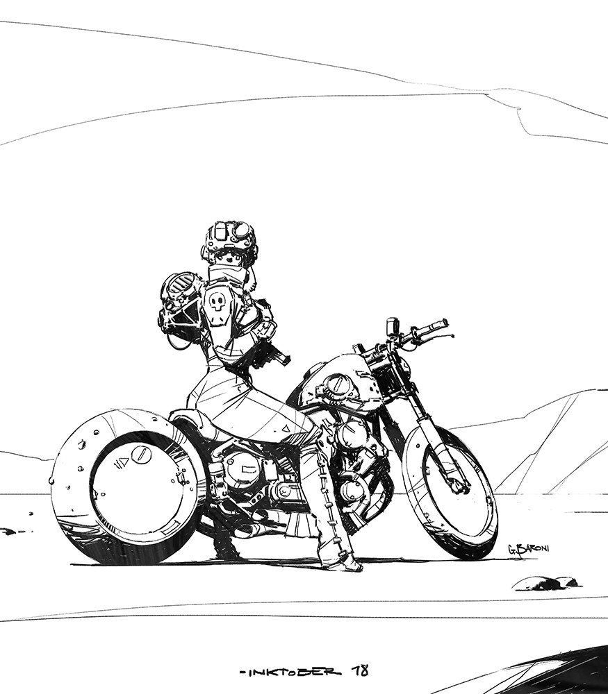 giorgio-baroni-inktober18.jpg (875×1000)-花瓣网
