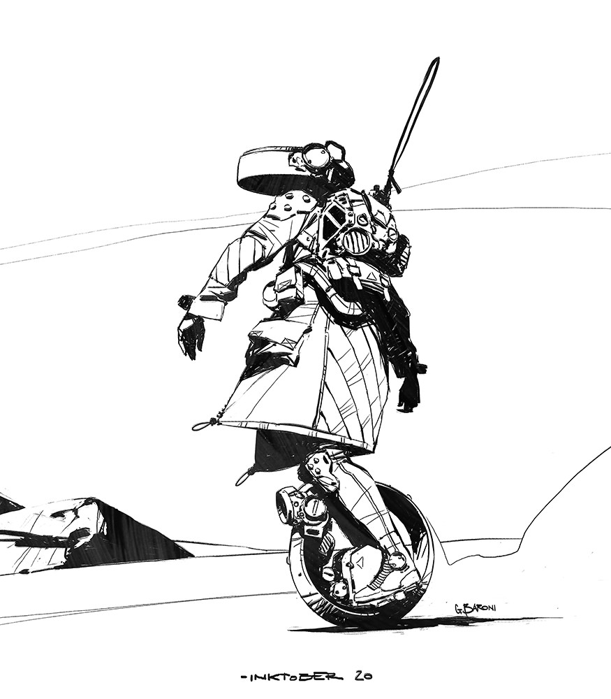 giorgio baroni - #inktober2017 - week03