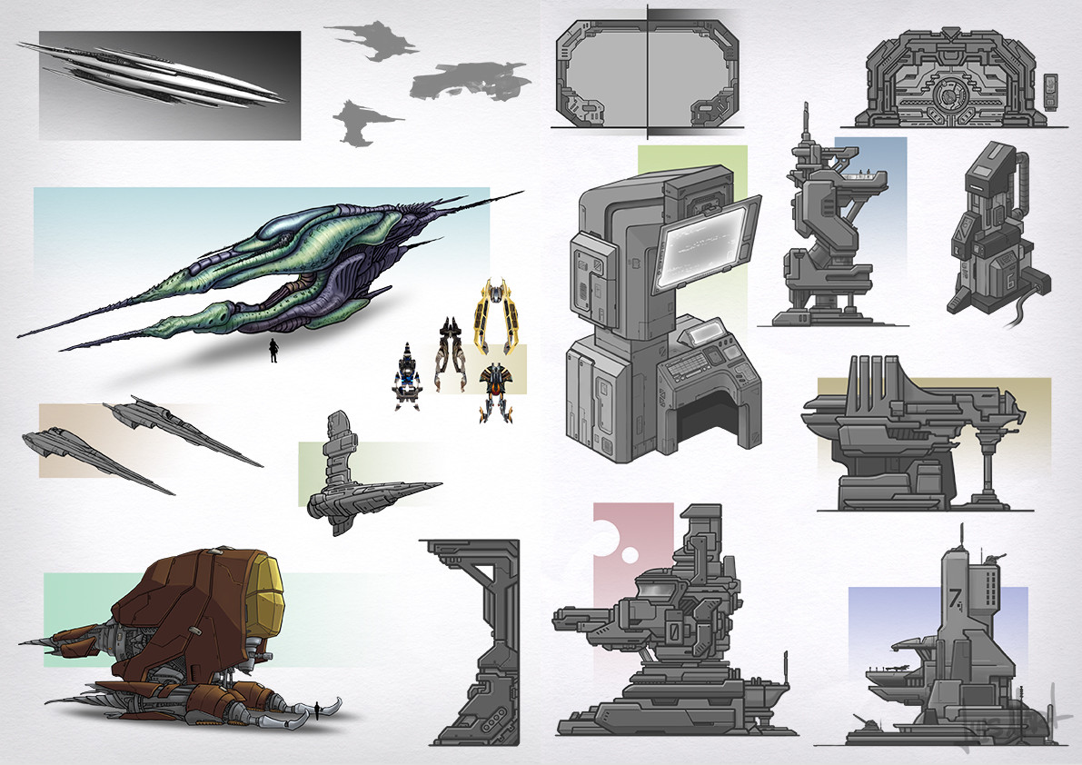 ArtStation - Sci Fi Props