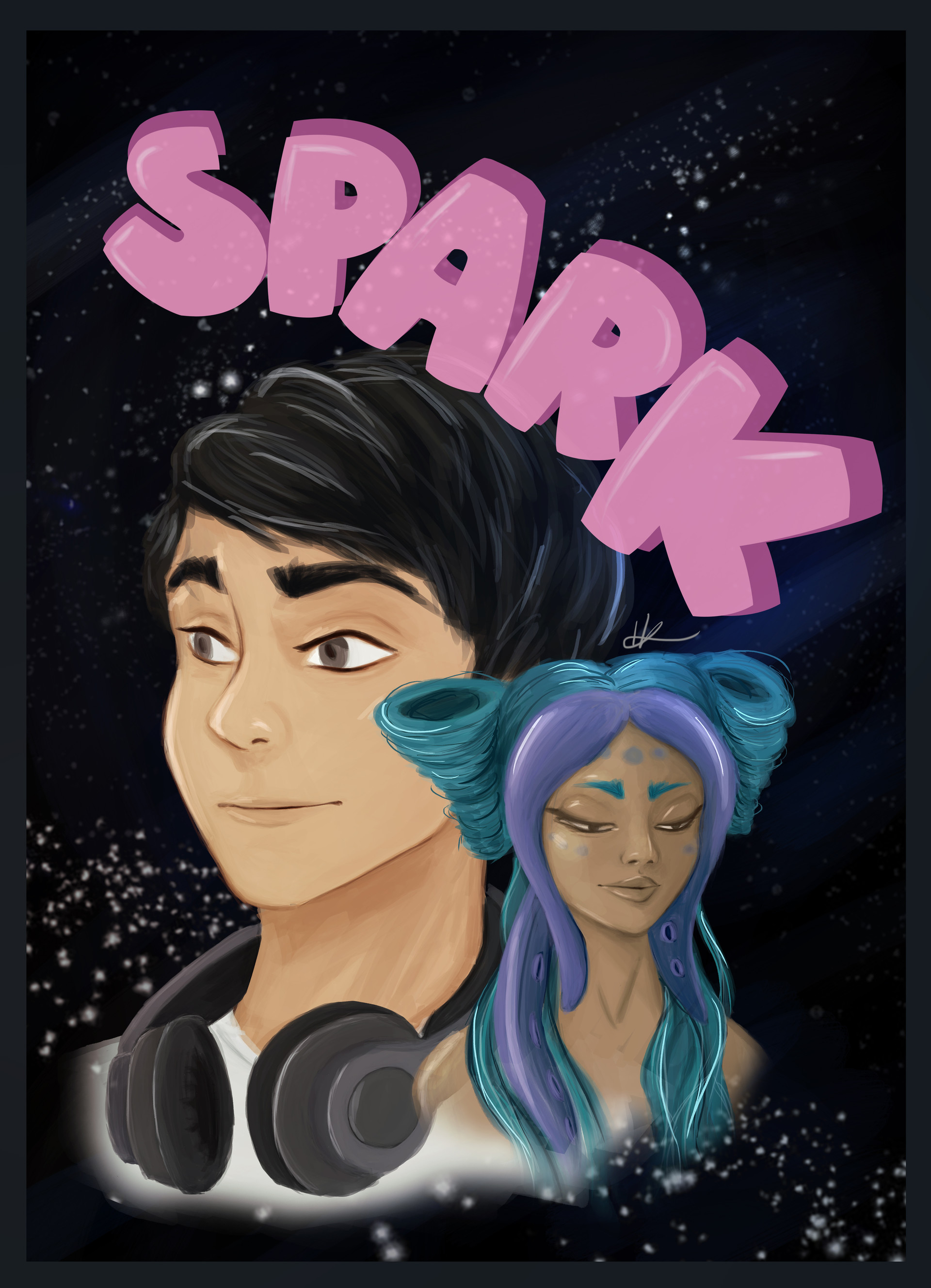 ArtStation - Spark (Graphic Novel Cover)