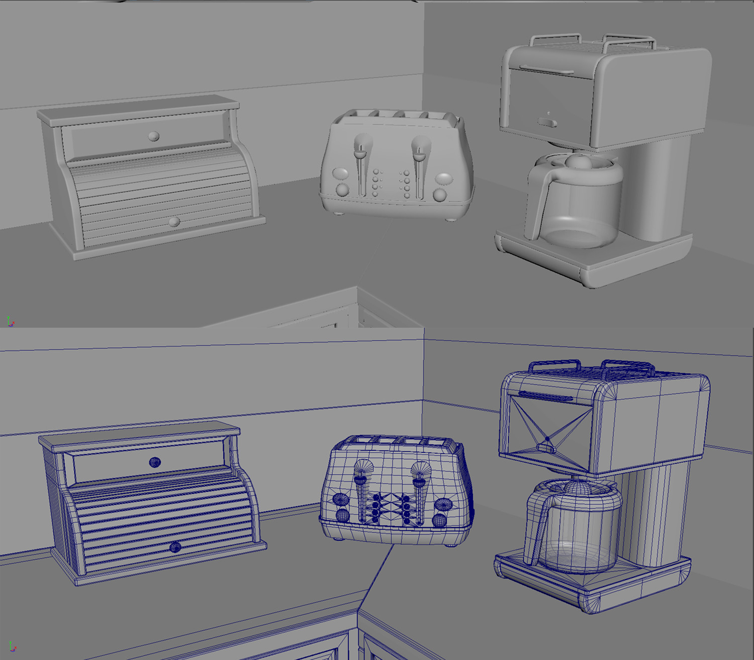 ArtStation - Model Creation Final Kitchen Scene