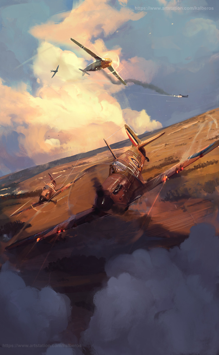 ArtStation - Battle in air