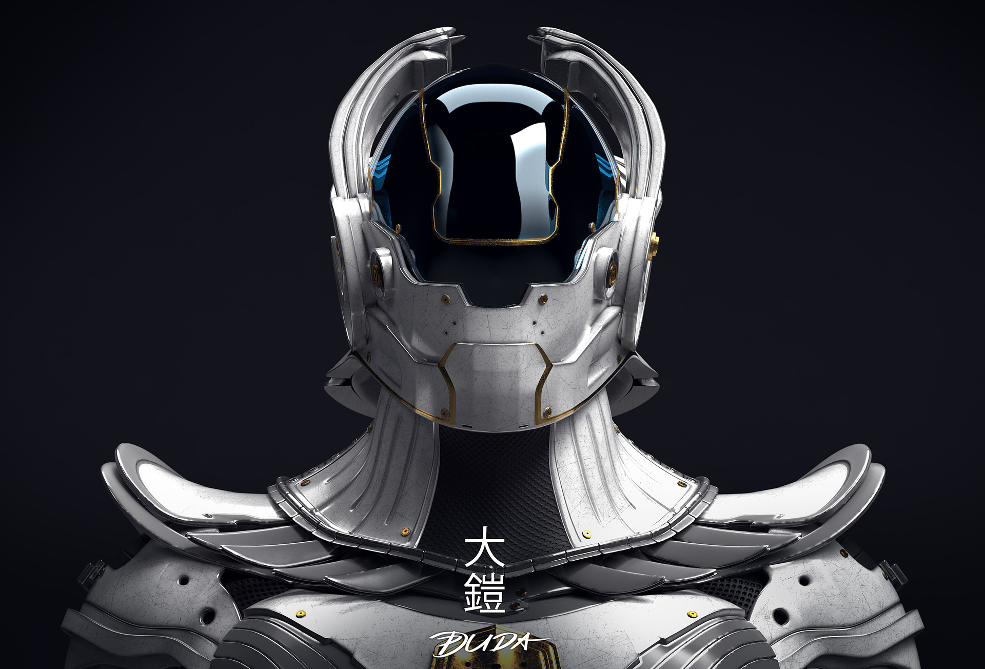 JImmy Duda - Ō-yoroi - future tech samurai armor