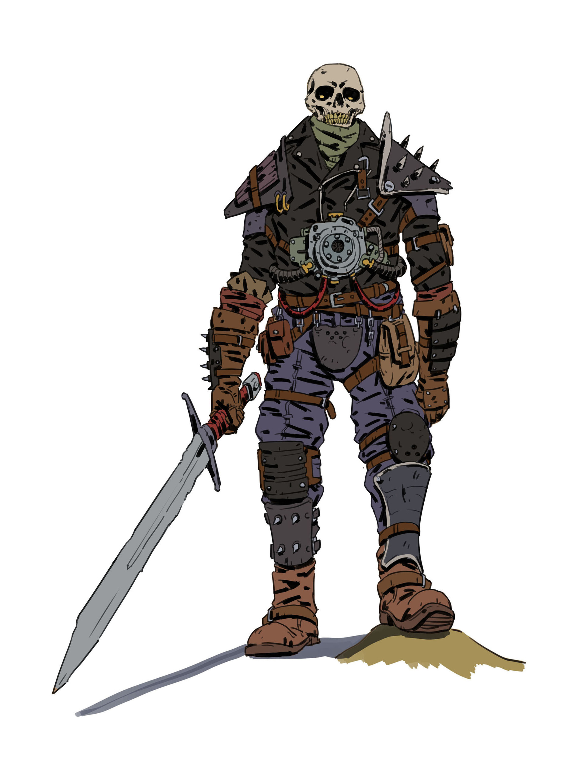 ArtStation - Dieselpunk skeleton