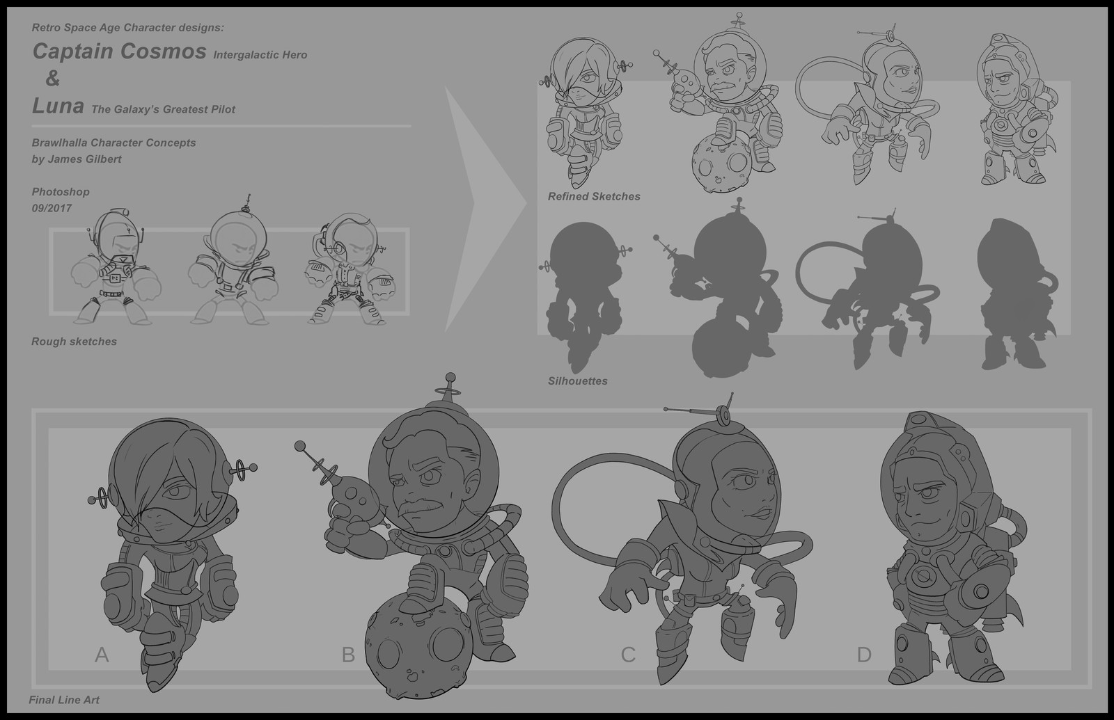 James Gilbert - Brawlhalla Character Designs