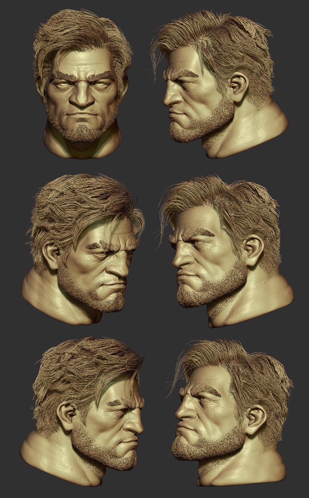 ArtStation - 3D Sketch - Tough guy
