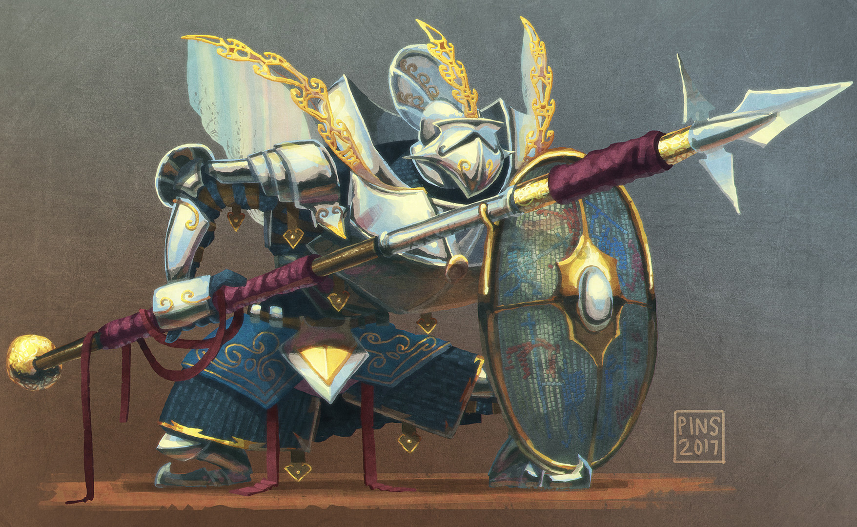 ArtStation - Spear Knight