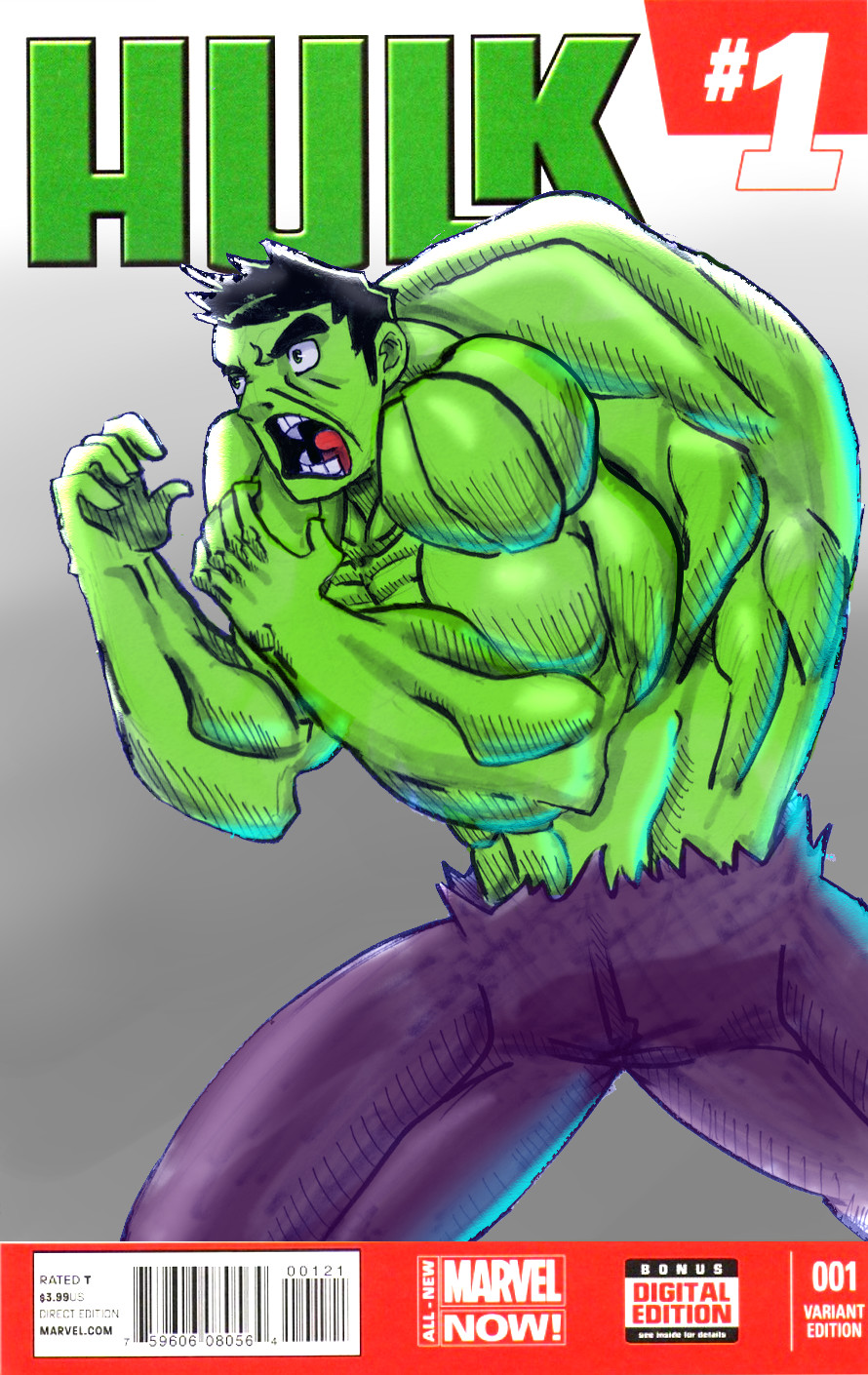 ArtStation - Hulk #1 Blank Variant Cover