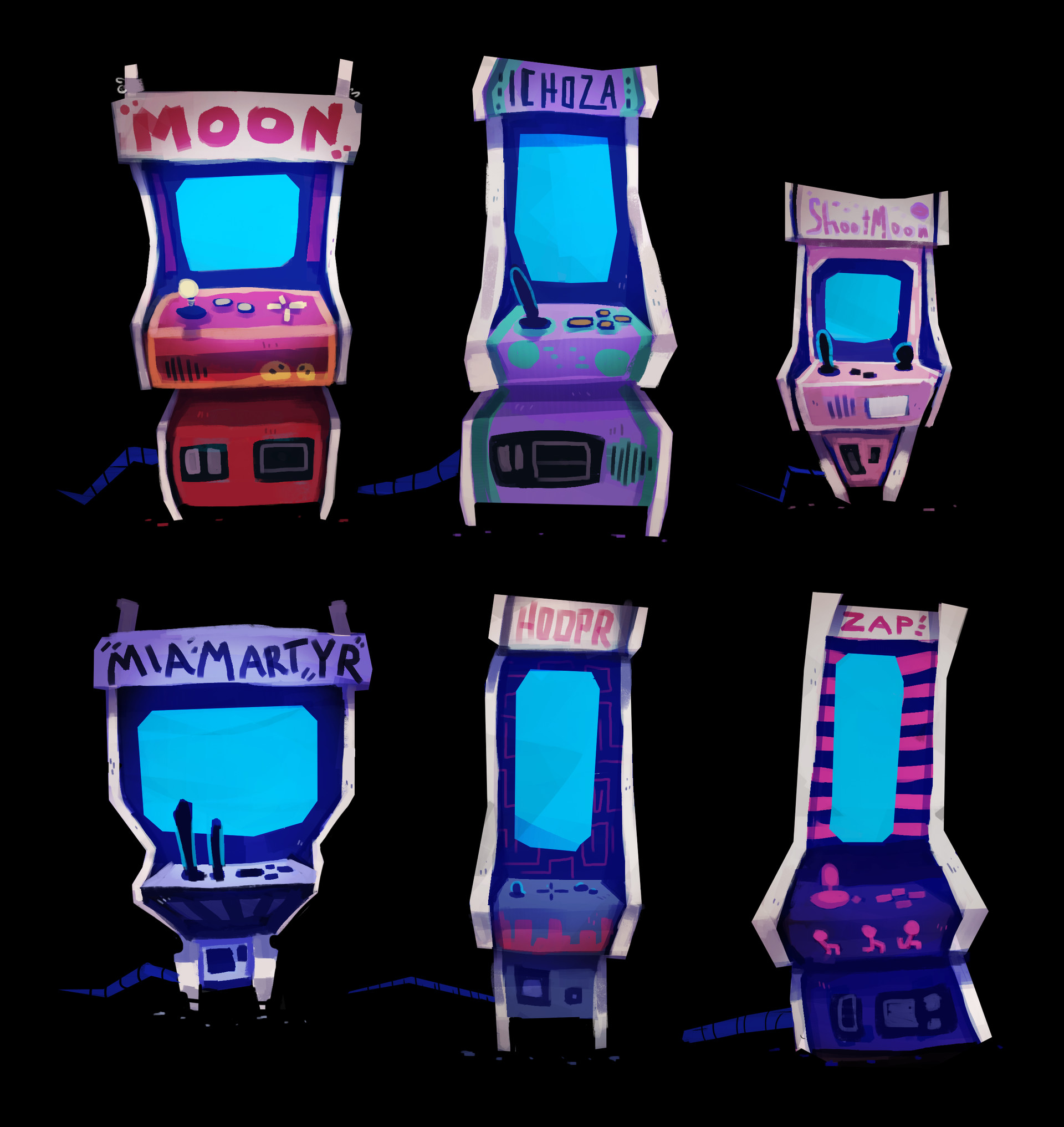 ArtStation - Arcade Cabinet Concepts