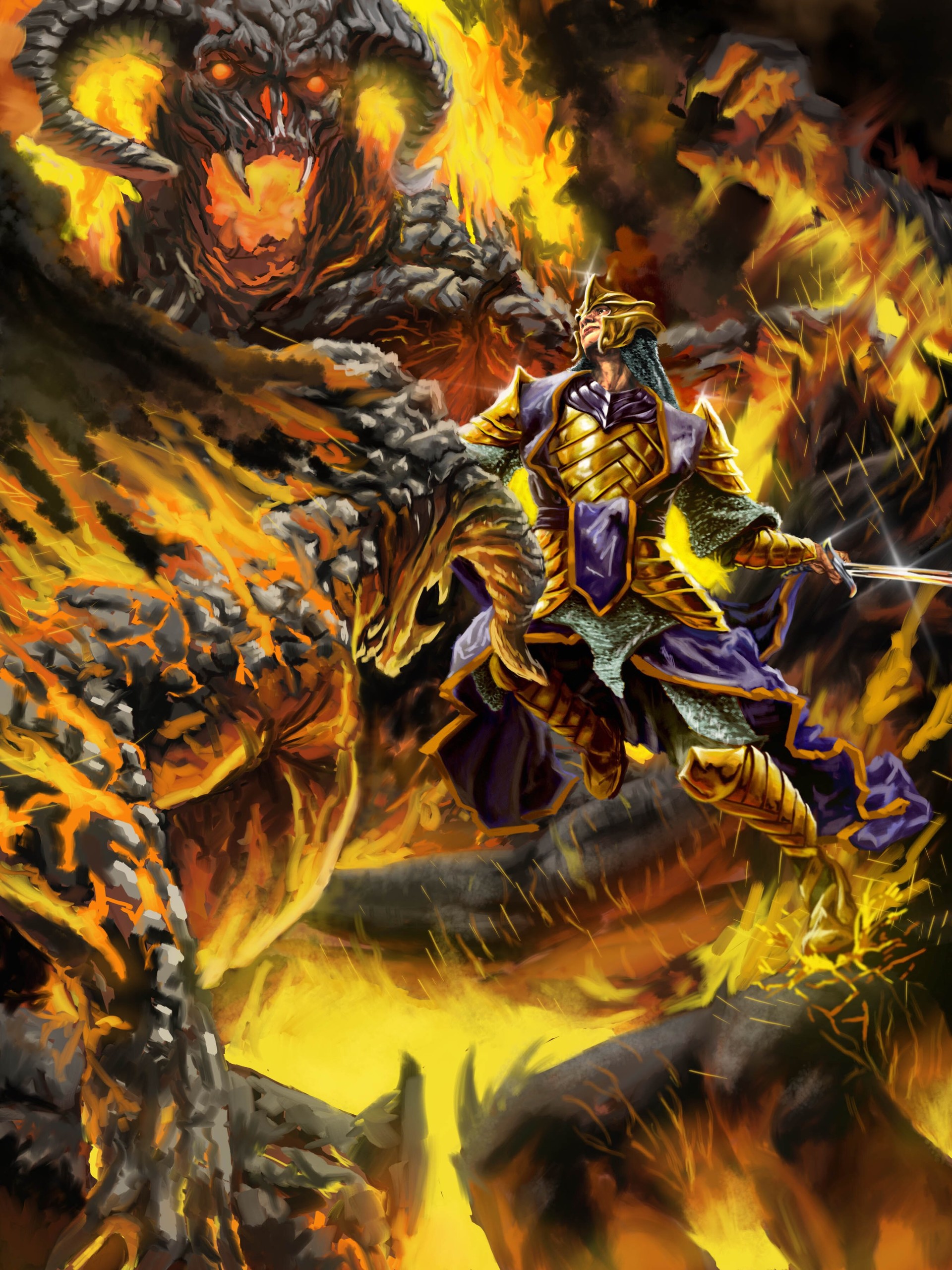 ArtStation - Feanor surrounded in the end