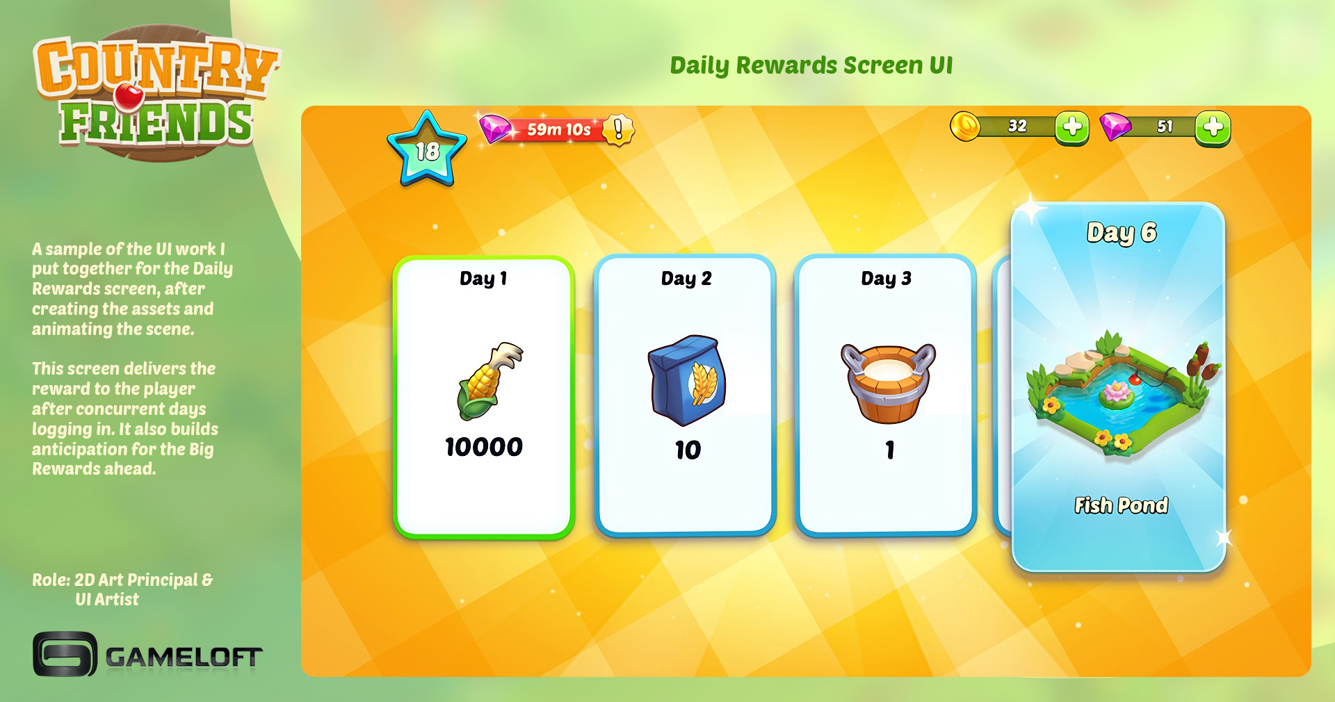 Matt Gretton - UI/UX - Country Friends